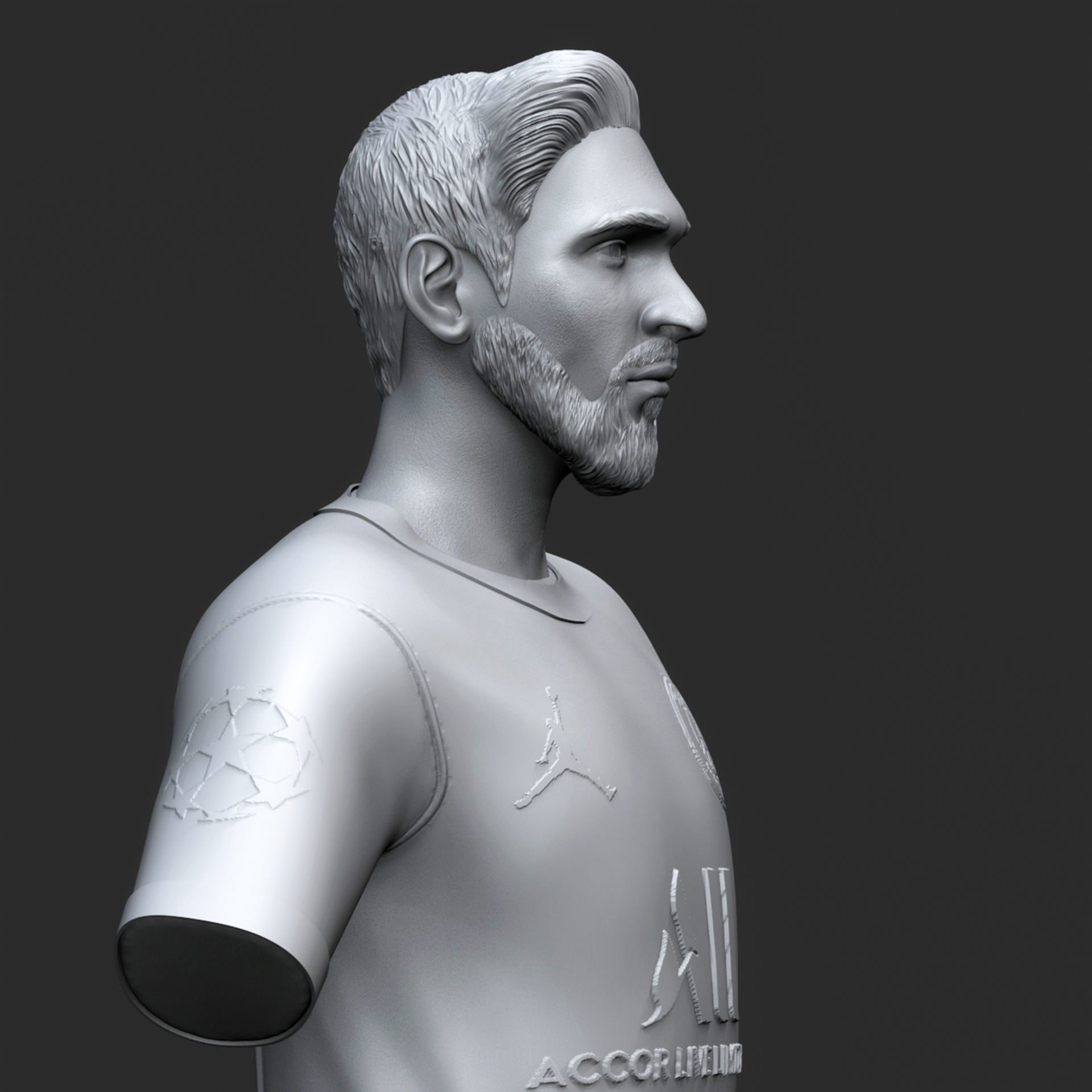 Messi 3D Printable 1 3D model 3D printable | CGTrader
