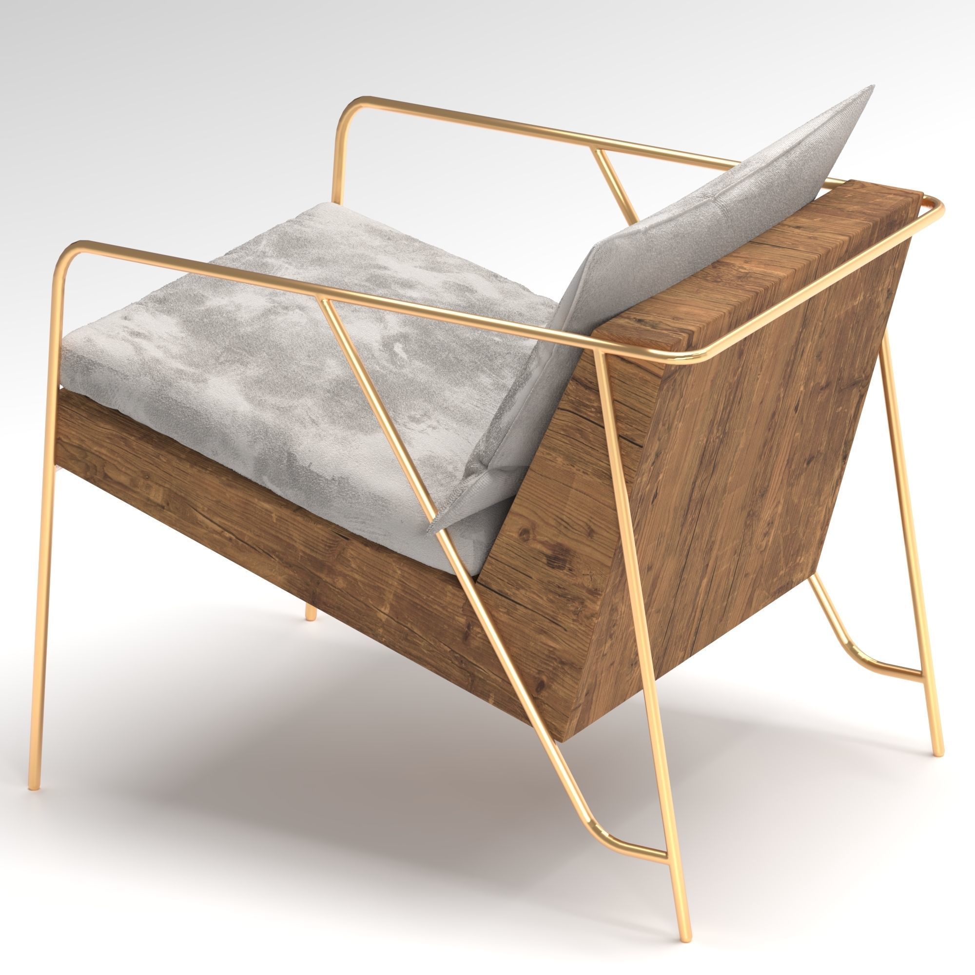 mass lounge chair 3D model | CGTrader