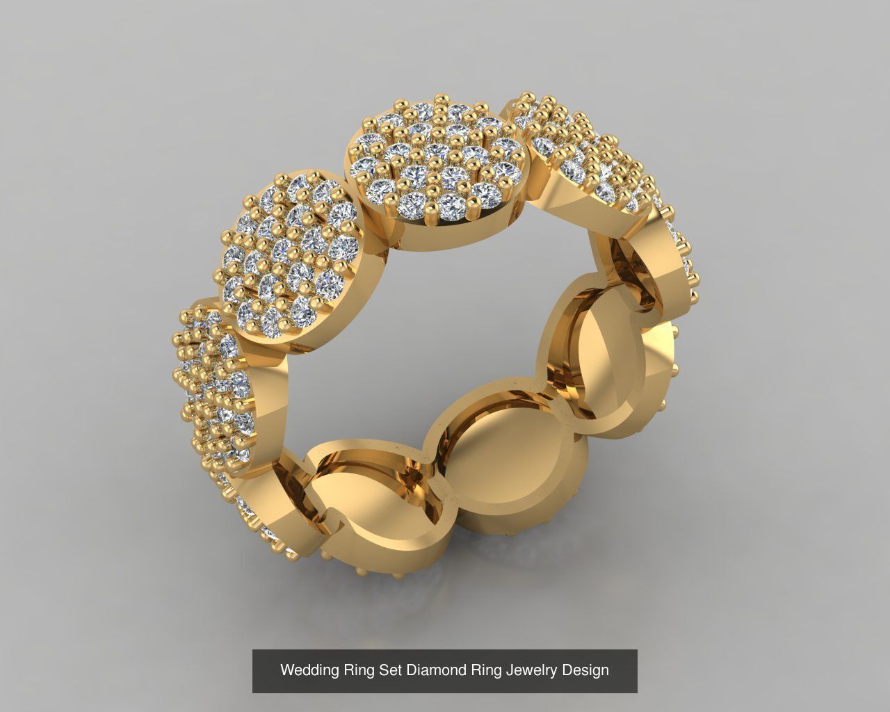 Wedding Ring Set Diamond Ring Jewelry Design Packets 3D Model ...