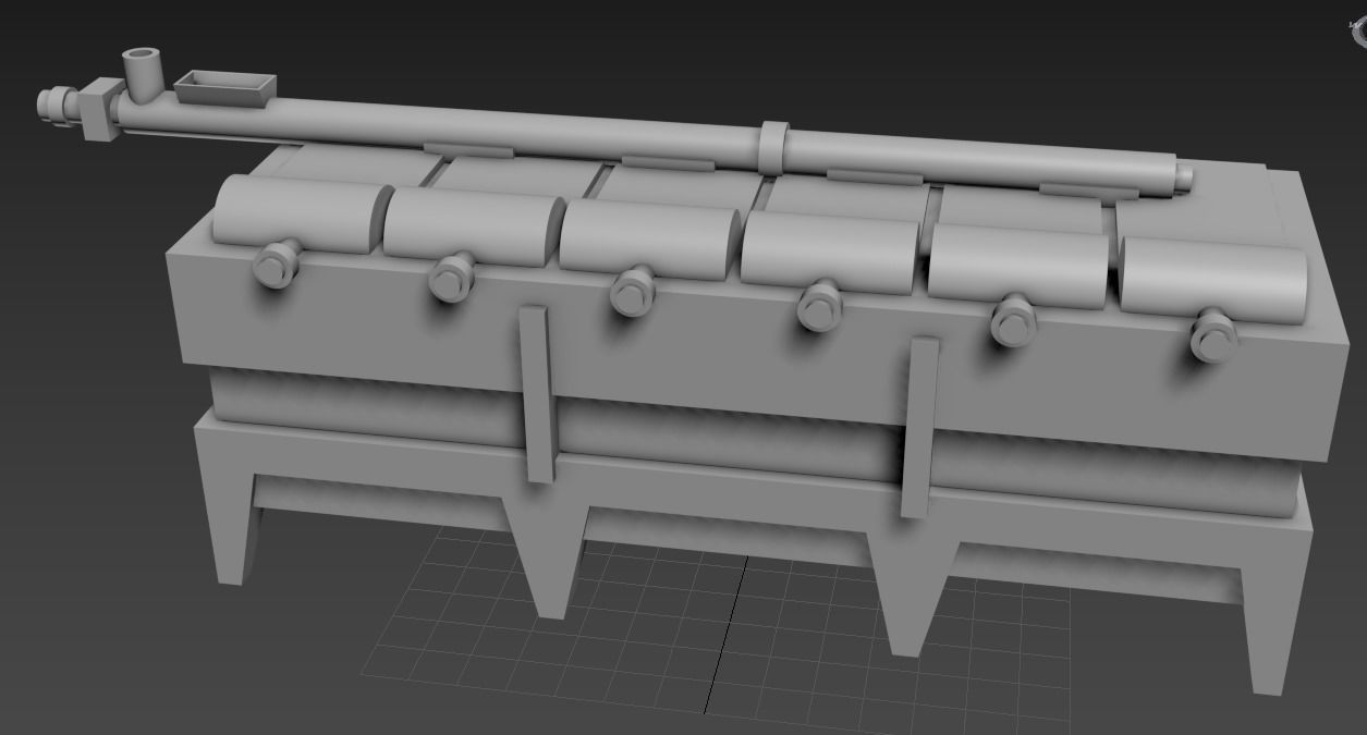 Mixing and Stirring Unit 3D model 3D printable | CGTrader