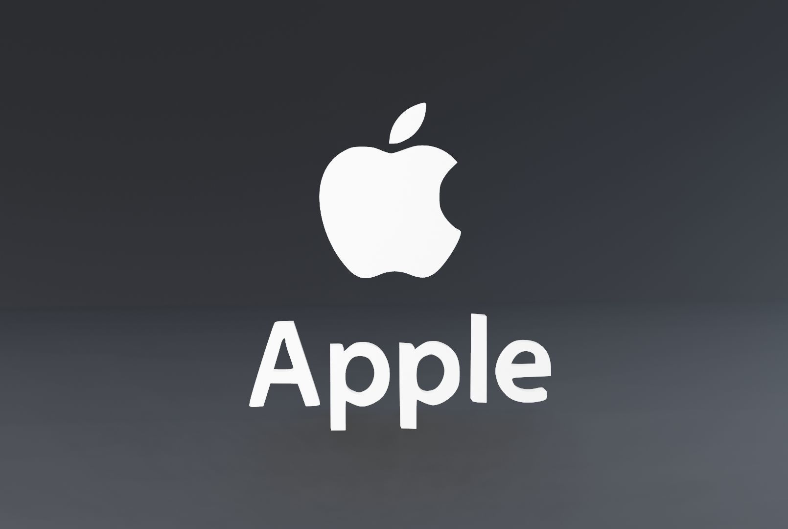 3D model Apple 3D logo VR / AR / low-poly | CGTrader