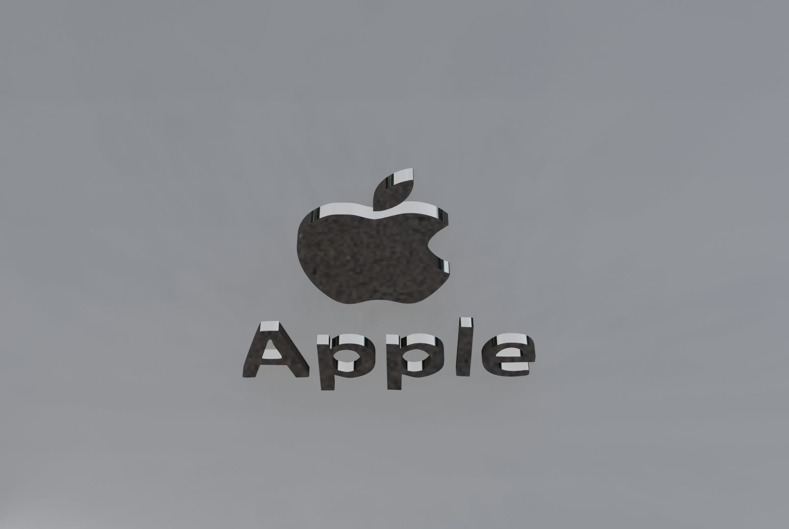 3D model Apple 3D logo VR / AR / low-poly | CGTrader