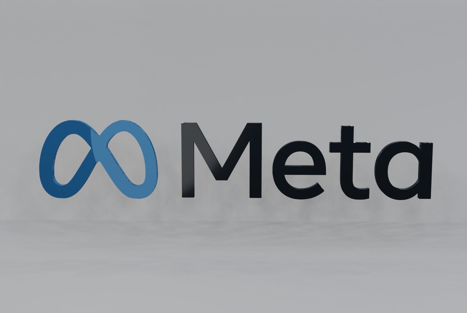 3D model Meta 3D logo VR / AR / low-poly | CGTrader