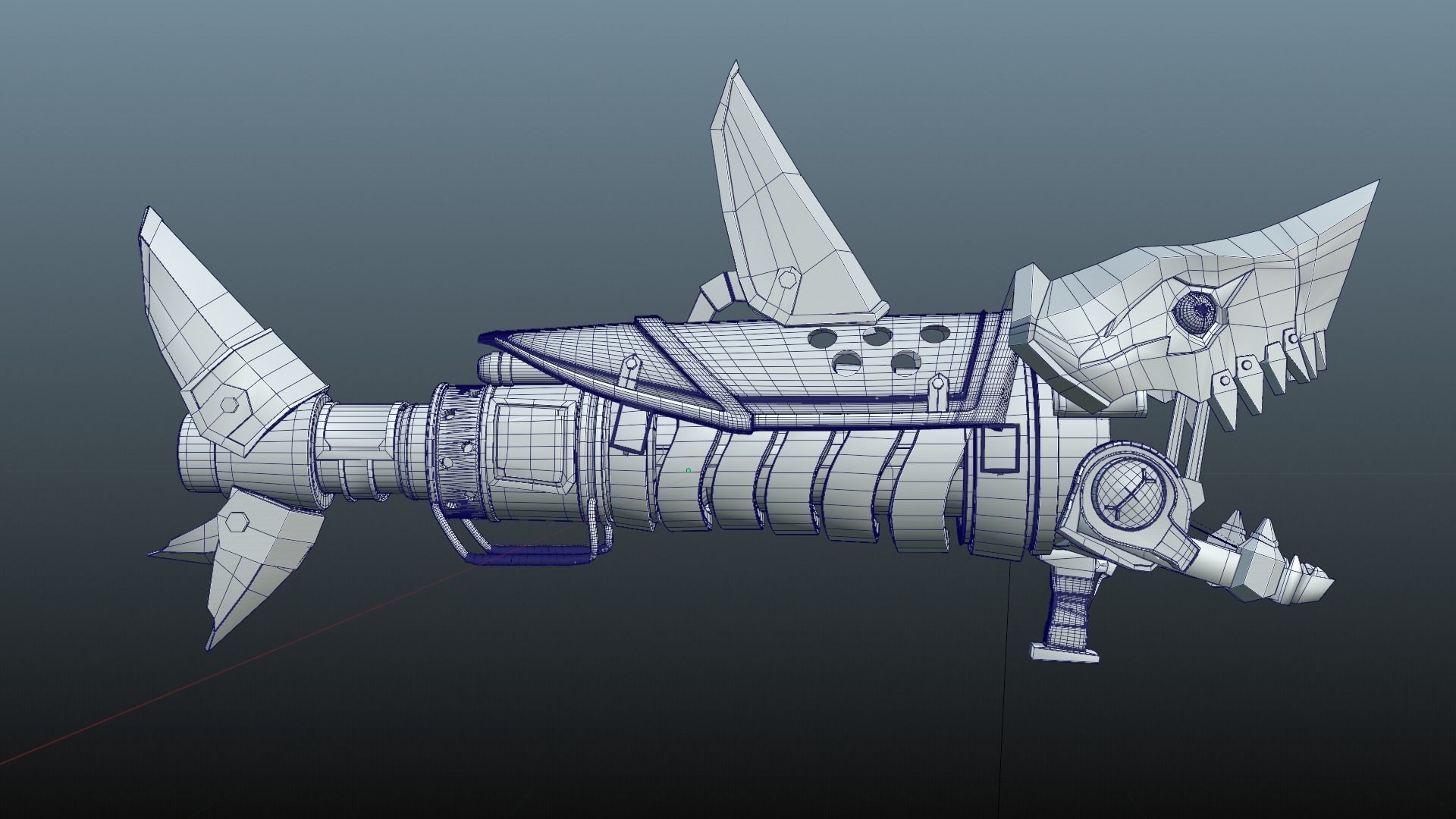 Jinx Fishbone Arcane 3D model animated rigged | CGTrader