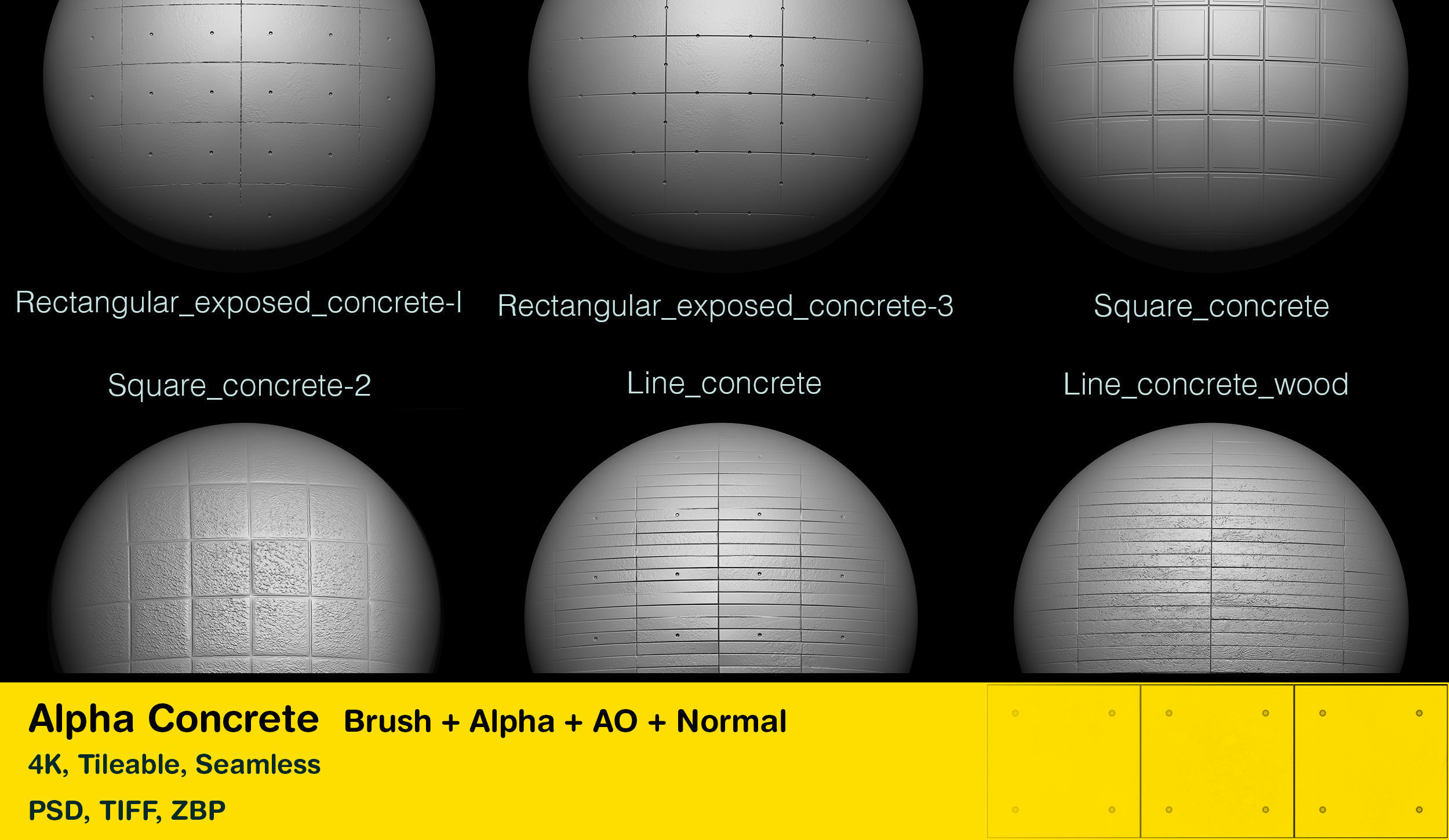 12 Alpha concrete Texture | CGTrader