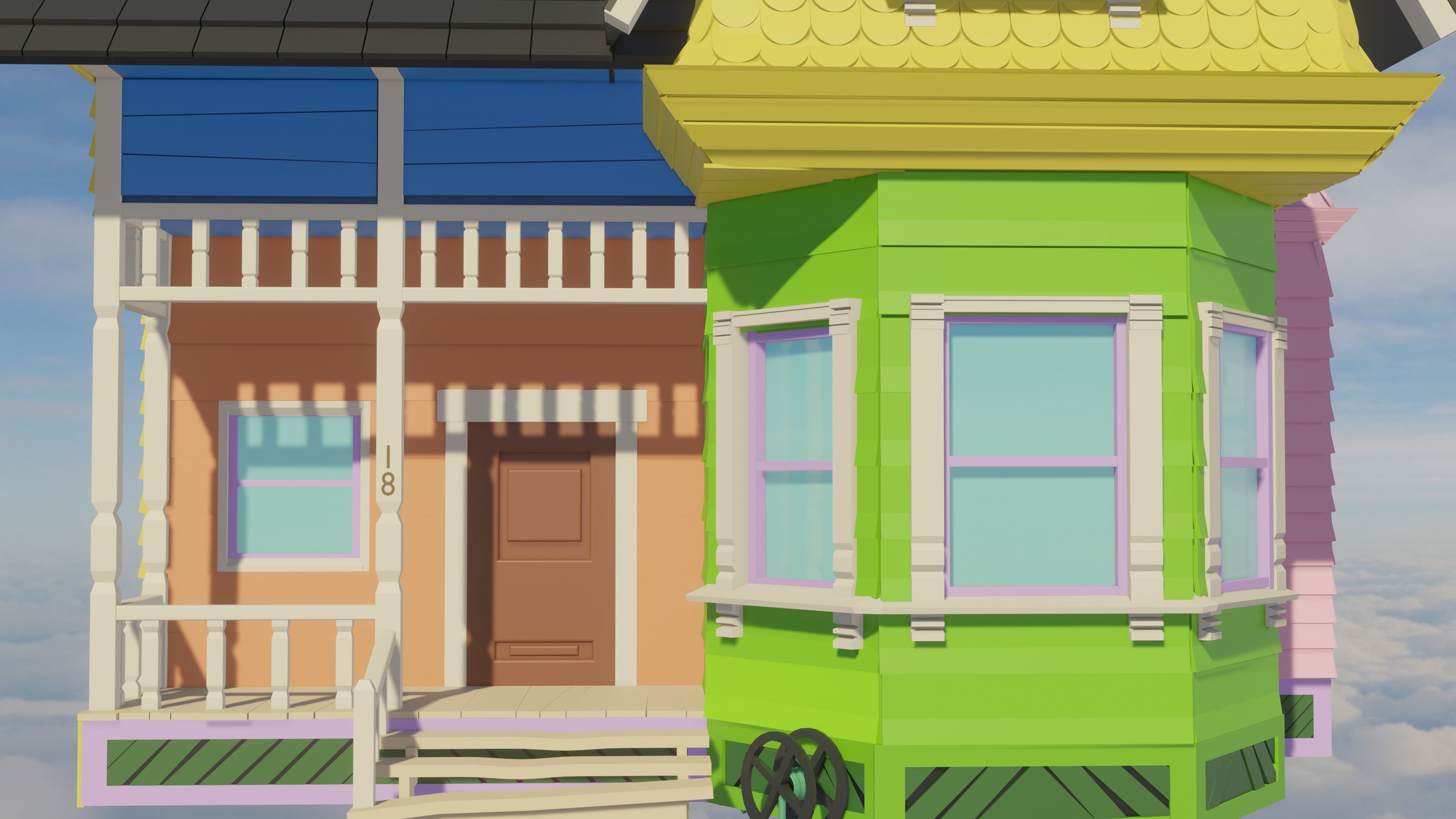 Up House 3D model | CGTrader