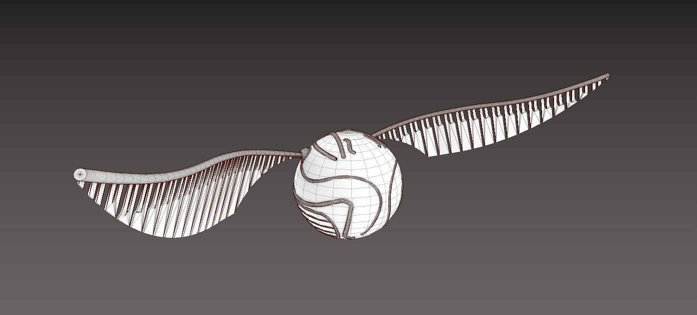 Golden Snitch Pbr free VR / AR / low-poly 3D model | CGTrader