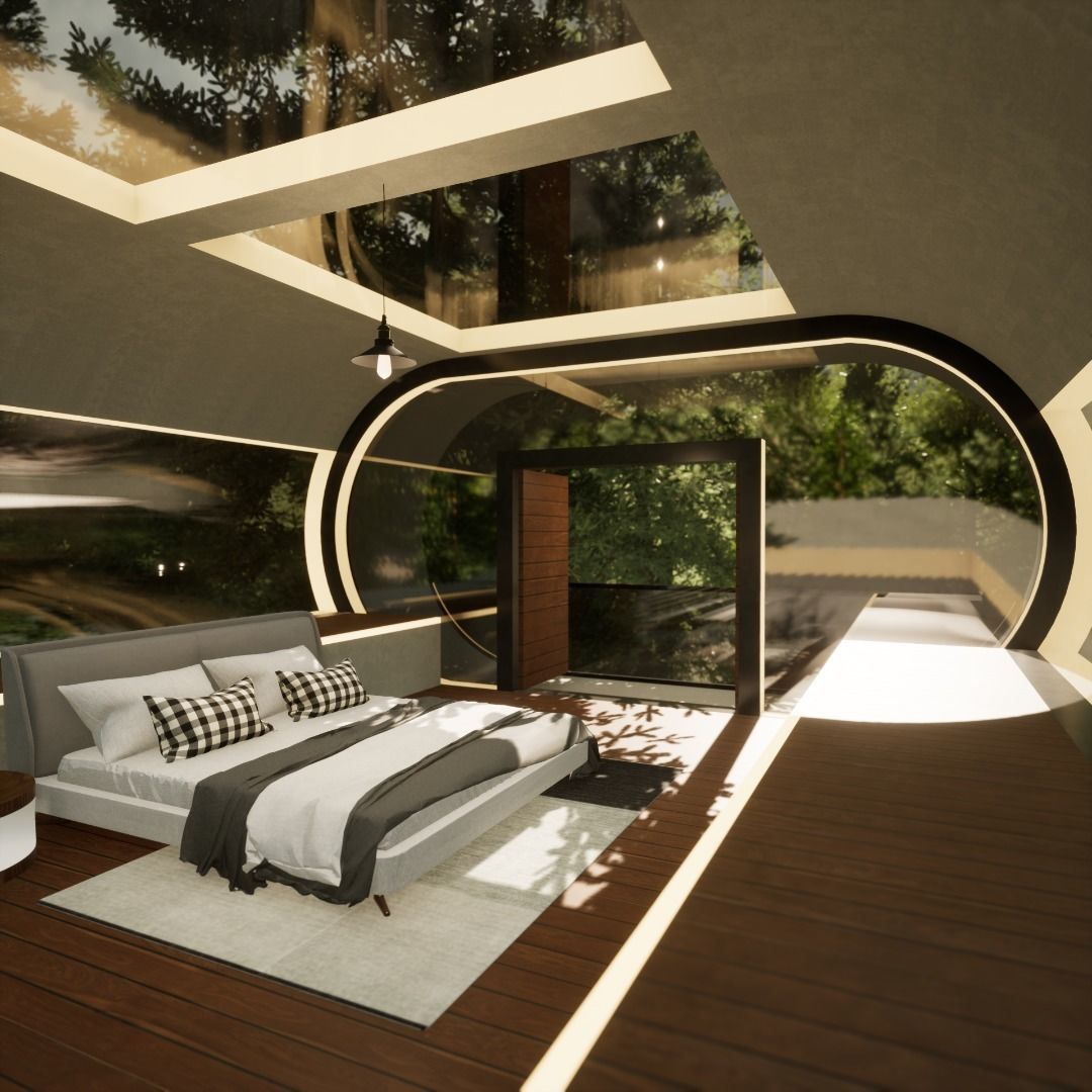 Luxury CyberTreehouse free 3D model | CGTrader