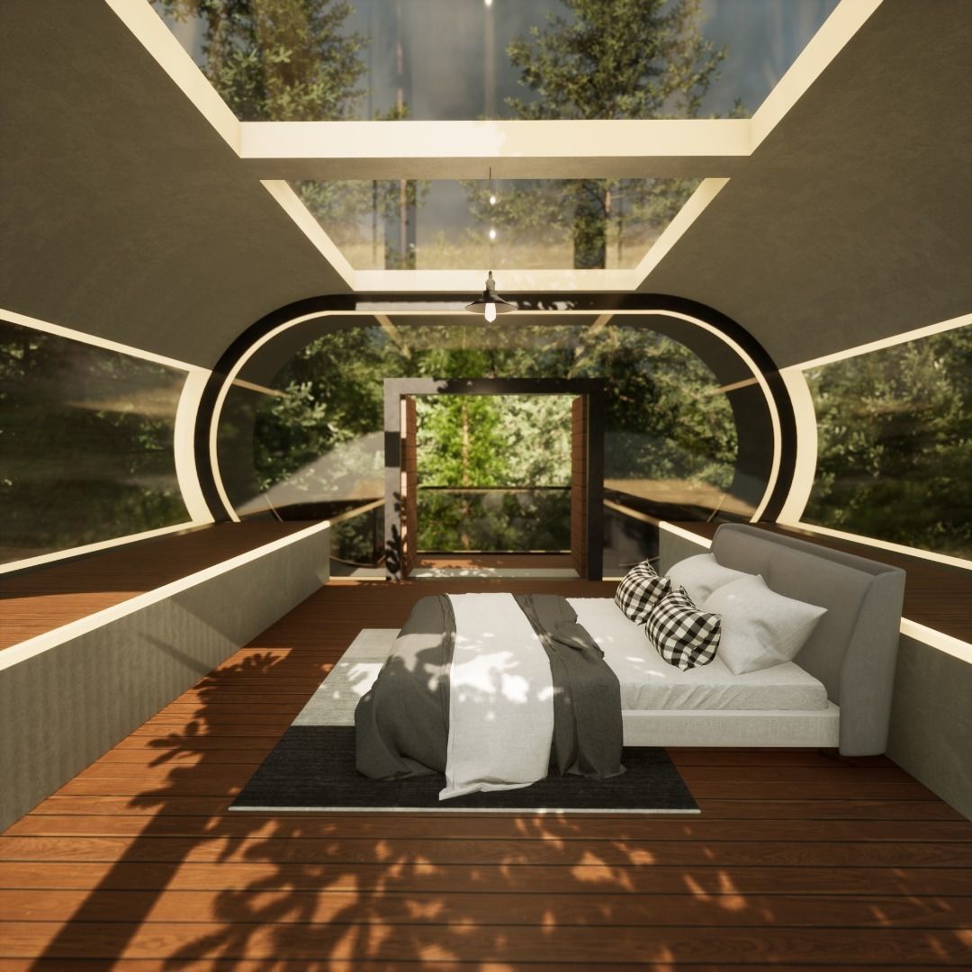 Luxury CyberTreehouse free 3D model | CGTrader