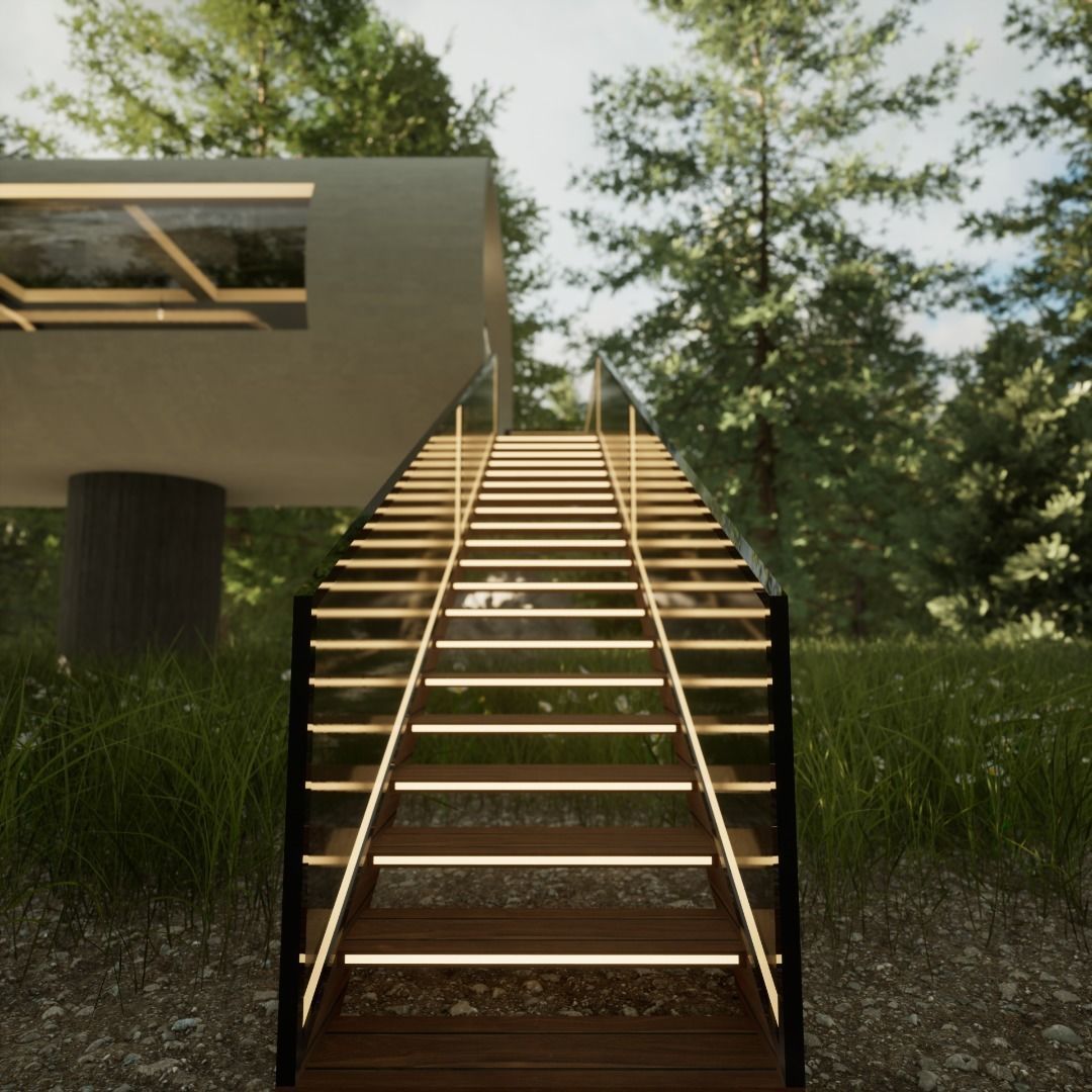 Luxury CyberTreehouse free 3D model | CGTrader