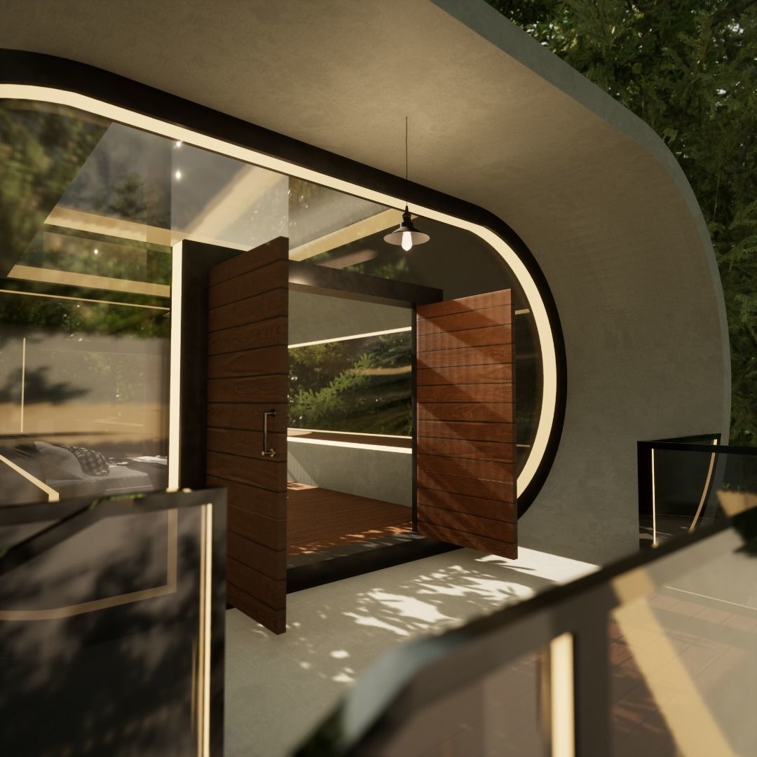 Luxury CyberTreehouse free 3D model | CGTrader