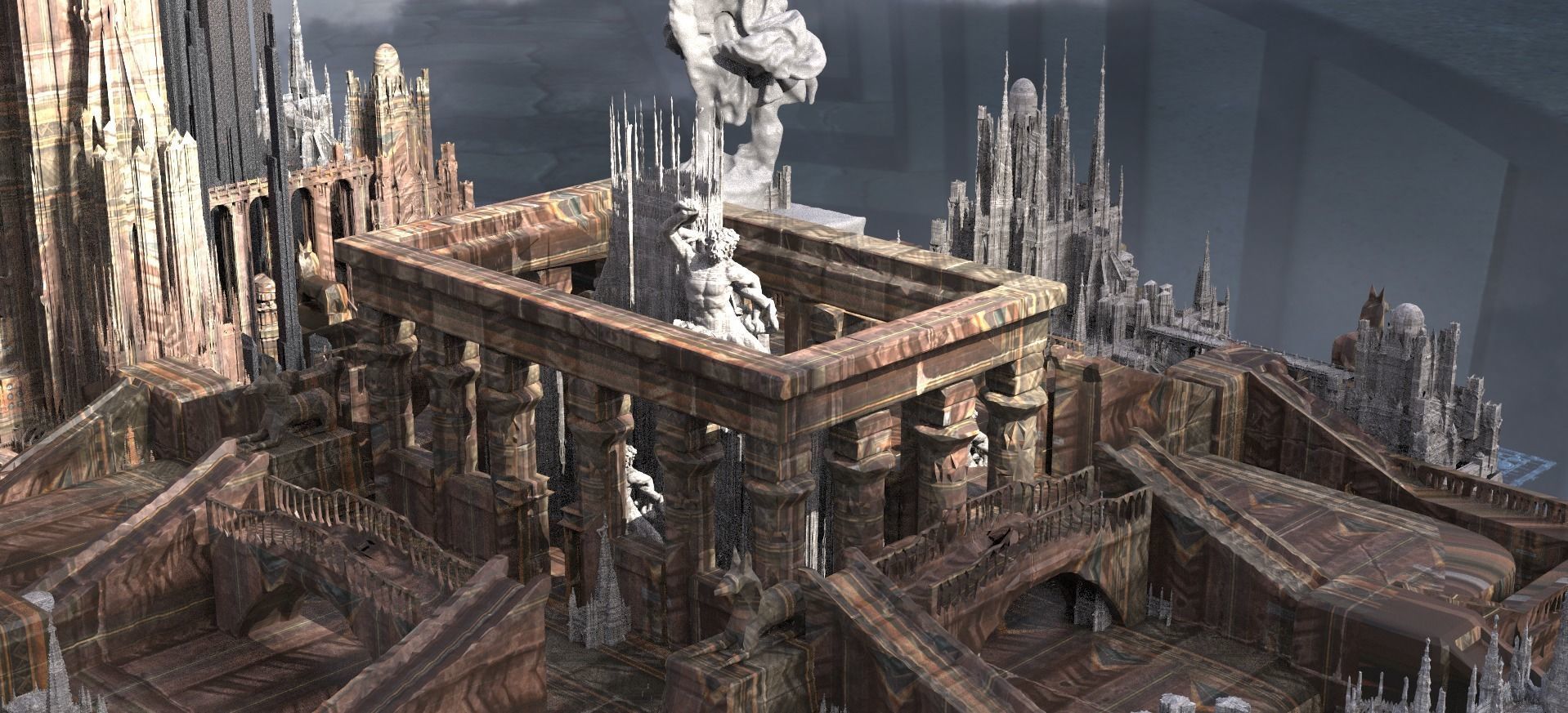 Holy trinity Temple of Enlightenment 3D model | CGTrader