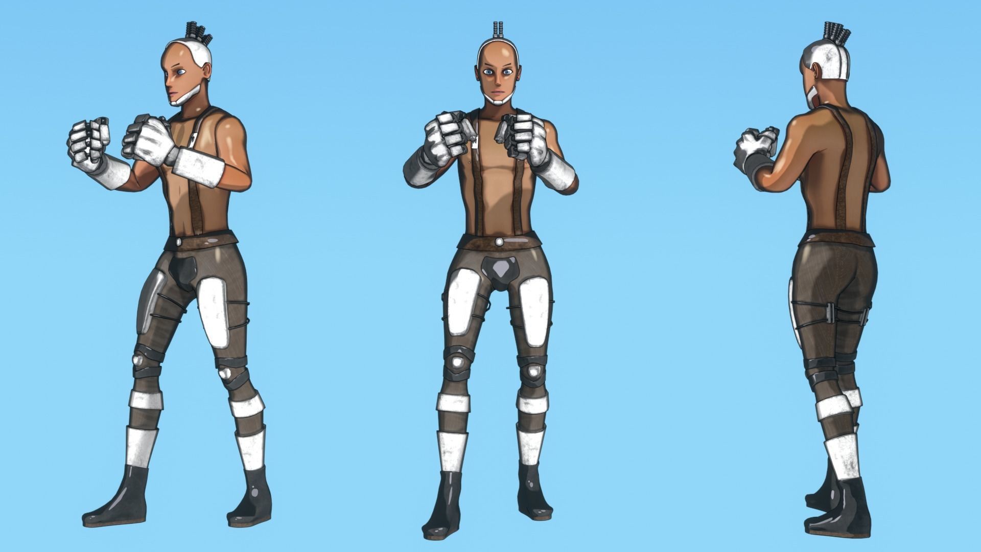 3D model Heavy Fist Character VR / AR / low-poly | CGTrader