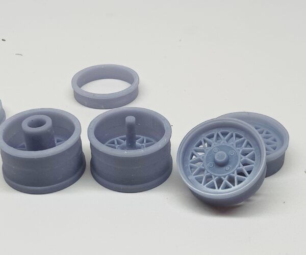3D printable retro wheel for model building 3D model 3D printable ...