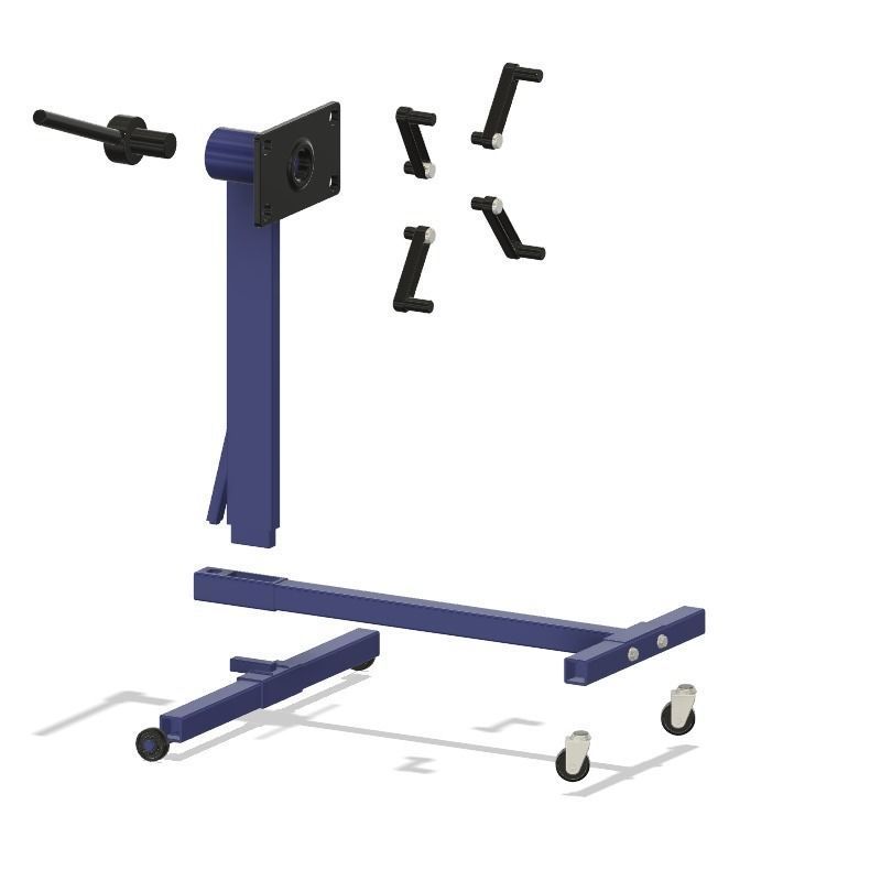 3d printable scale model engine stand 3D model 3D printable | CGTrader