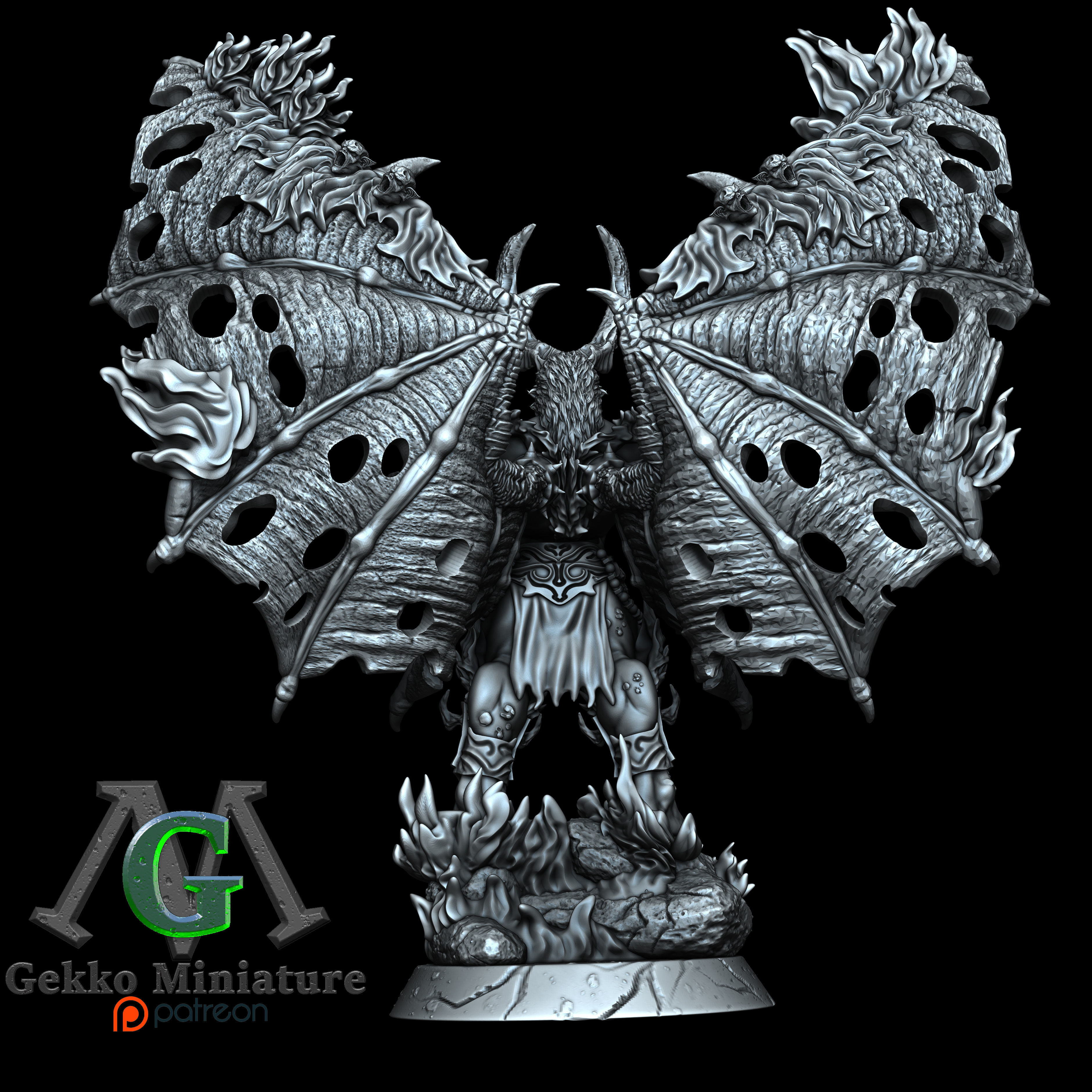 Ifrit Pose A 3D model 3D printable | CGTrader