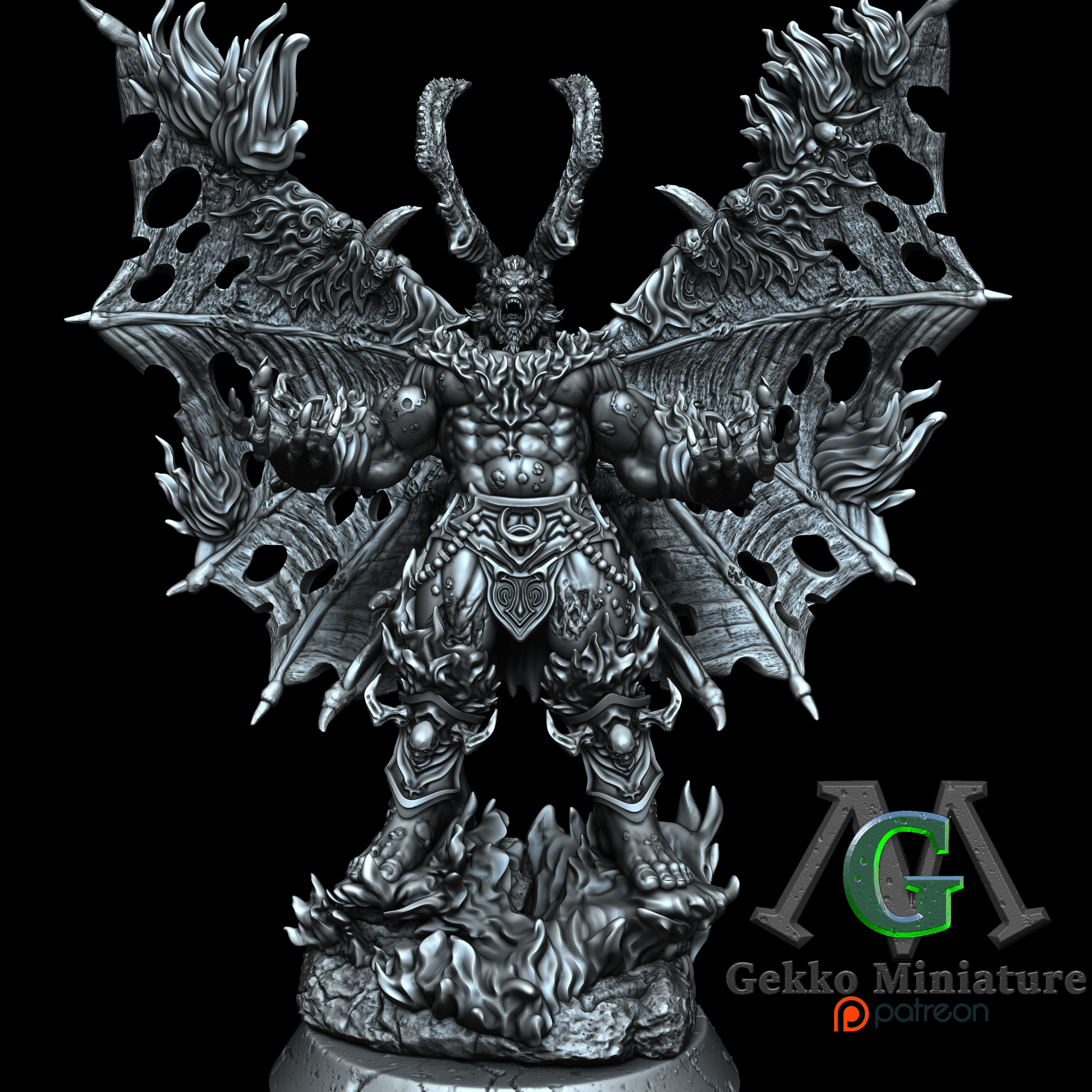 Ifrit Pose A 3D model 3D printable | CGTrader