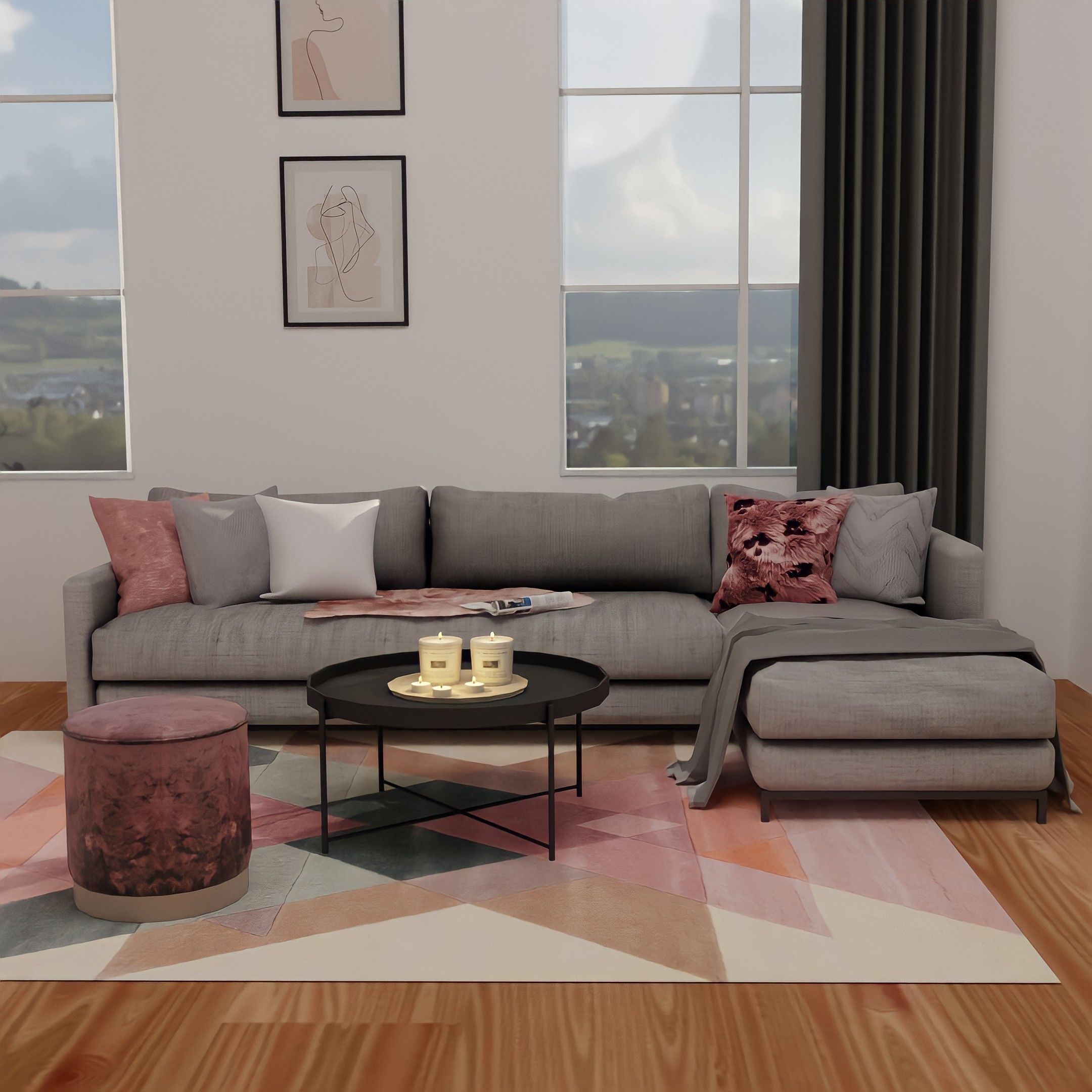 Living Room 1 Blender Scene free 3D model | CGTrader