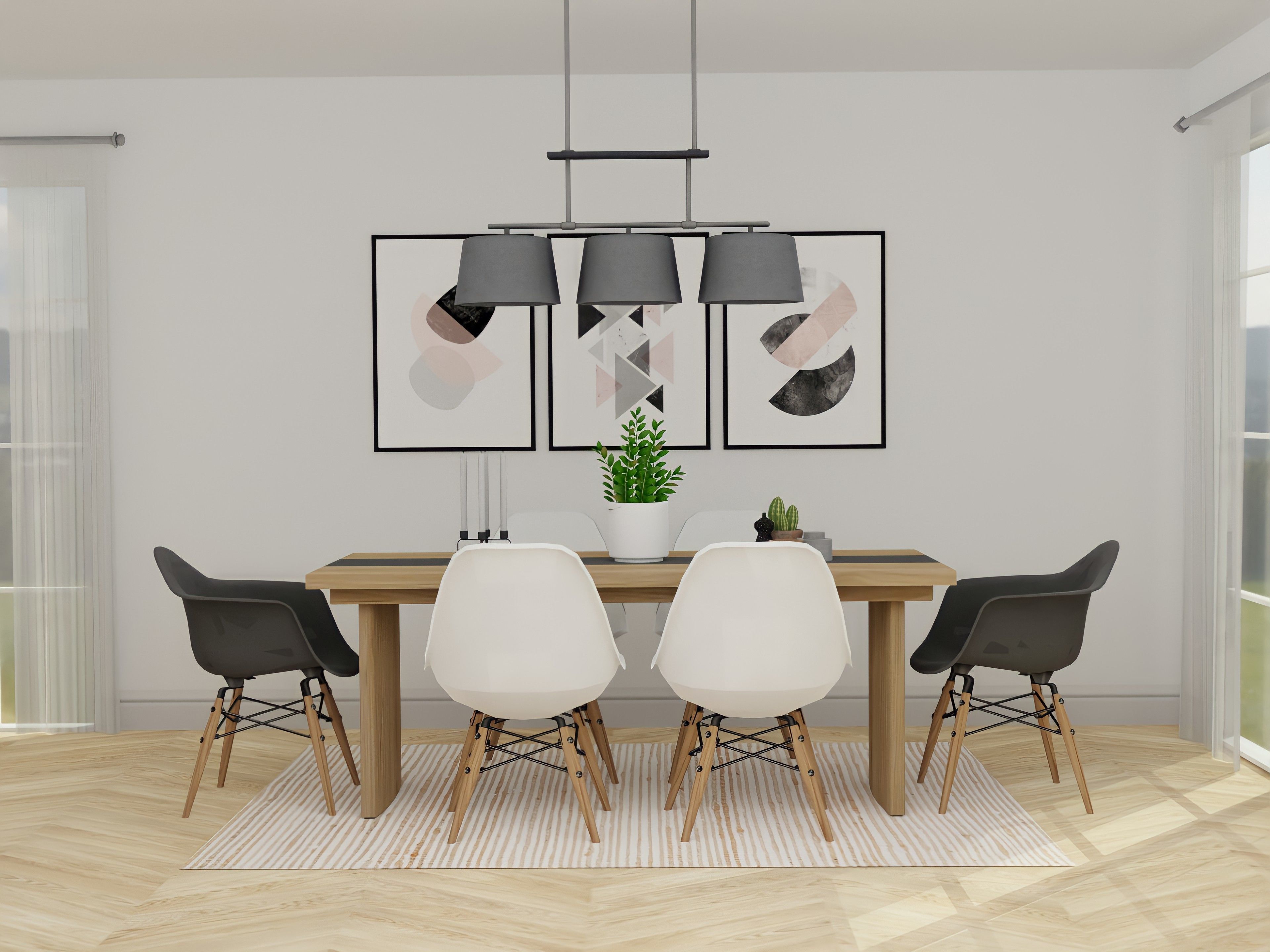 Dining Room 1 Blender Scene free 3D model | CGTrader