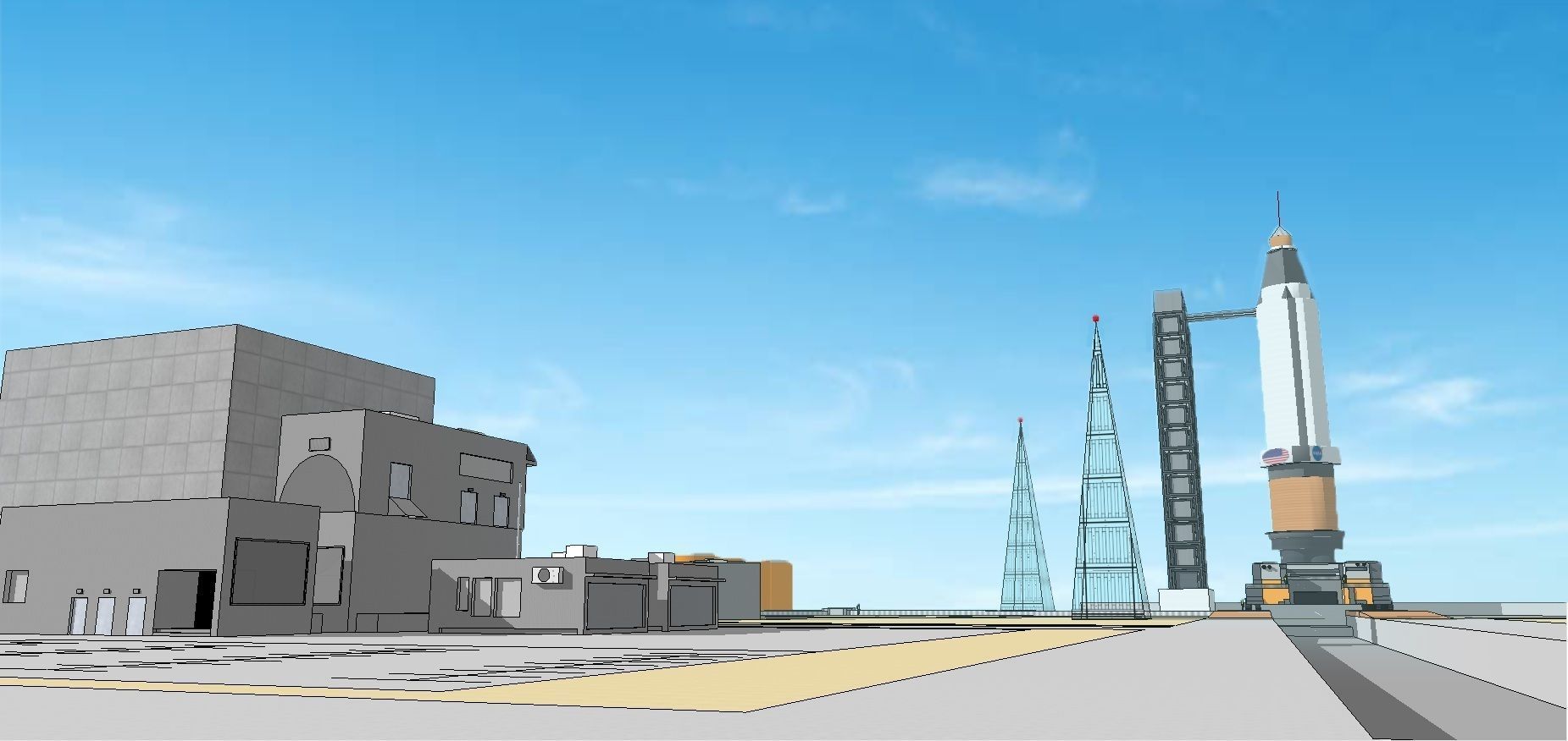 3D model Nasa vehicle assembly building VR / AR / low-poly | CGTrader