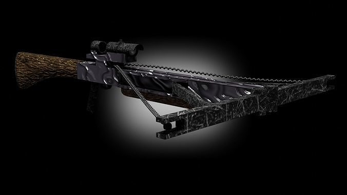 crossbow free 3D model animated | CGTrader