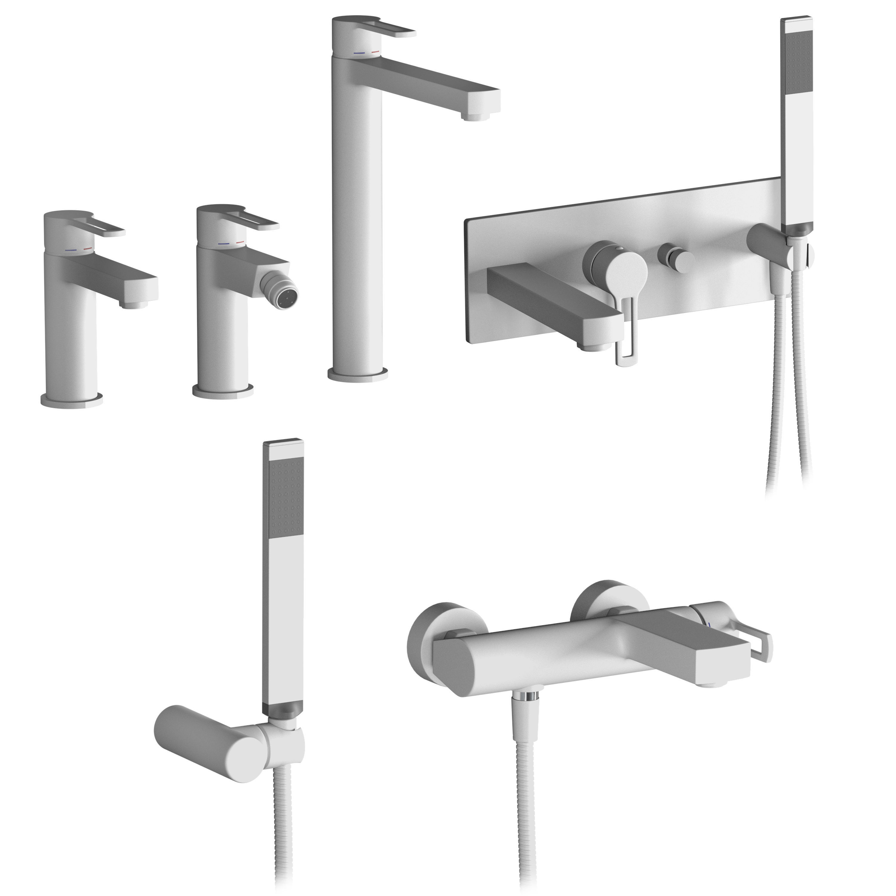 Paffoni Ringo-West set 3D model | CGTrader