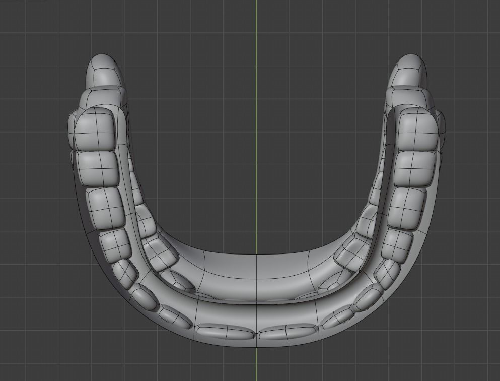 Cartoon teeth 3D model | CGTrader