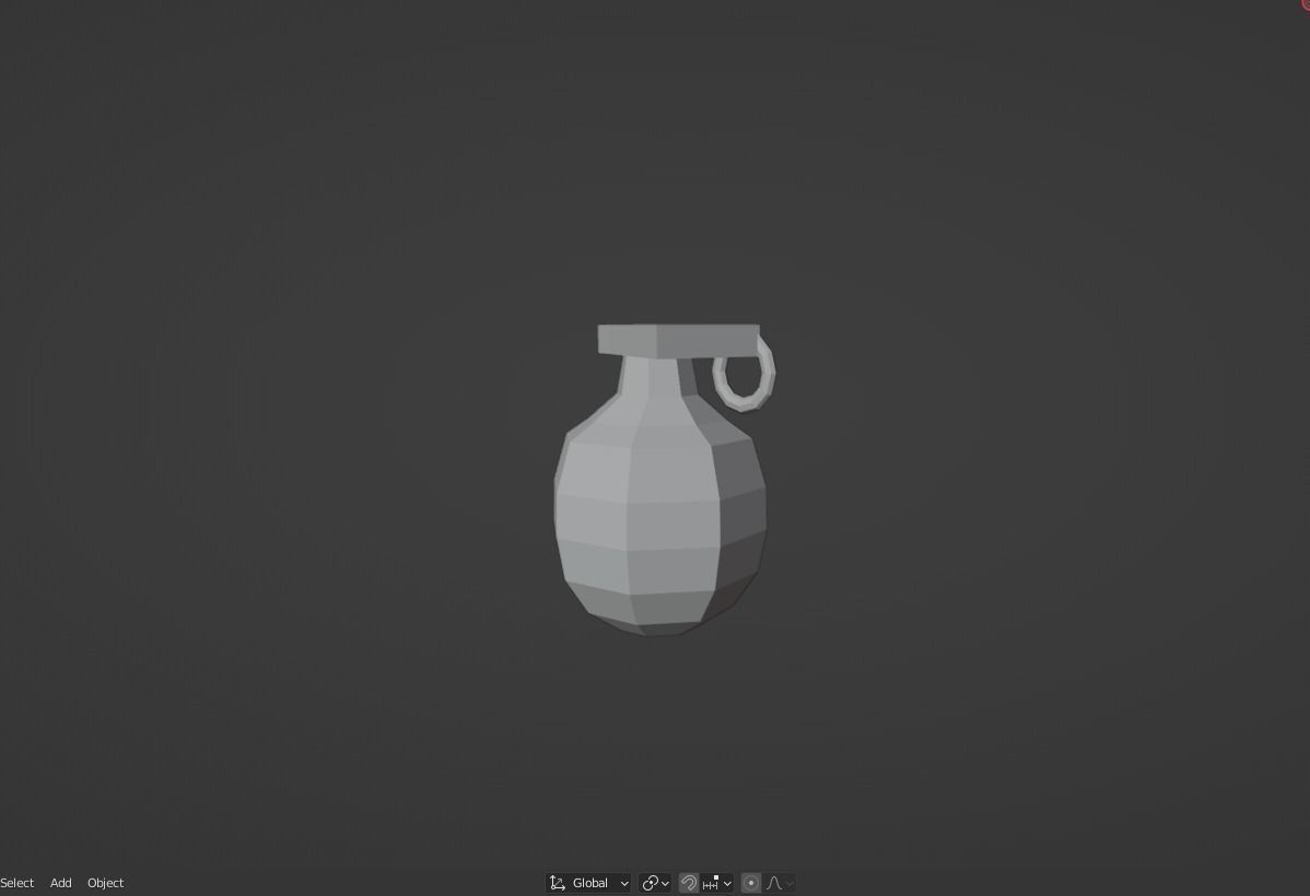 3D model Low-poly hand grenade 3d model VR / AR / low-poly | CGTrader