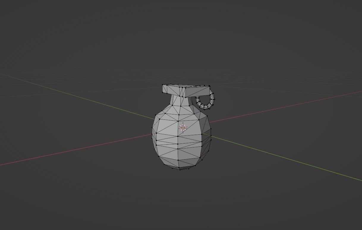 3D model Low-poly hand grenade 3d model VR / AR / low-poly | CGTrader