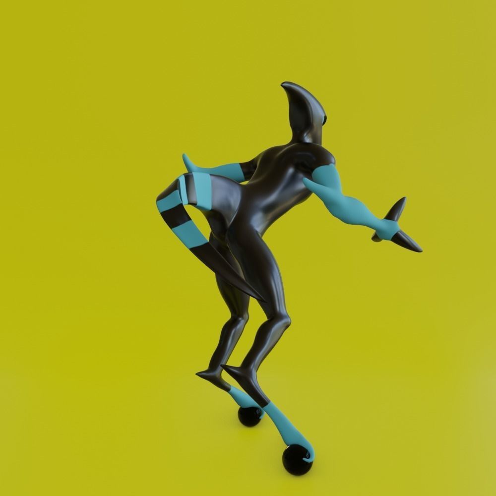3D model XLR8 from Ben10 VR / AR / low-poly | CGTrader