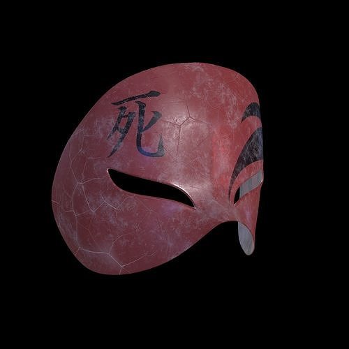 3D model Japan Mask VR / AR / low-poly | CGTrader