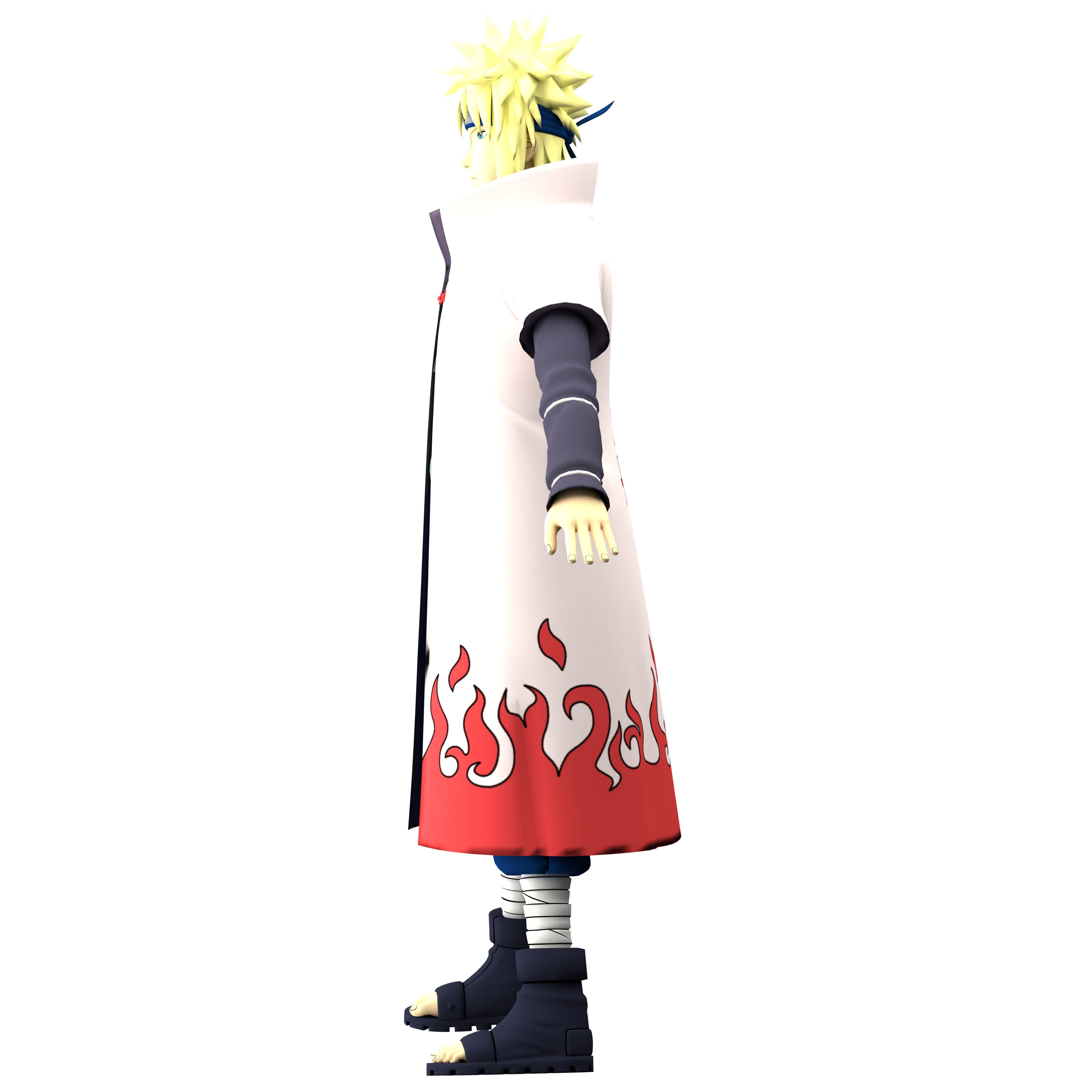 3D model Minato Namikaze VR / AR / low-poly | CGTrader