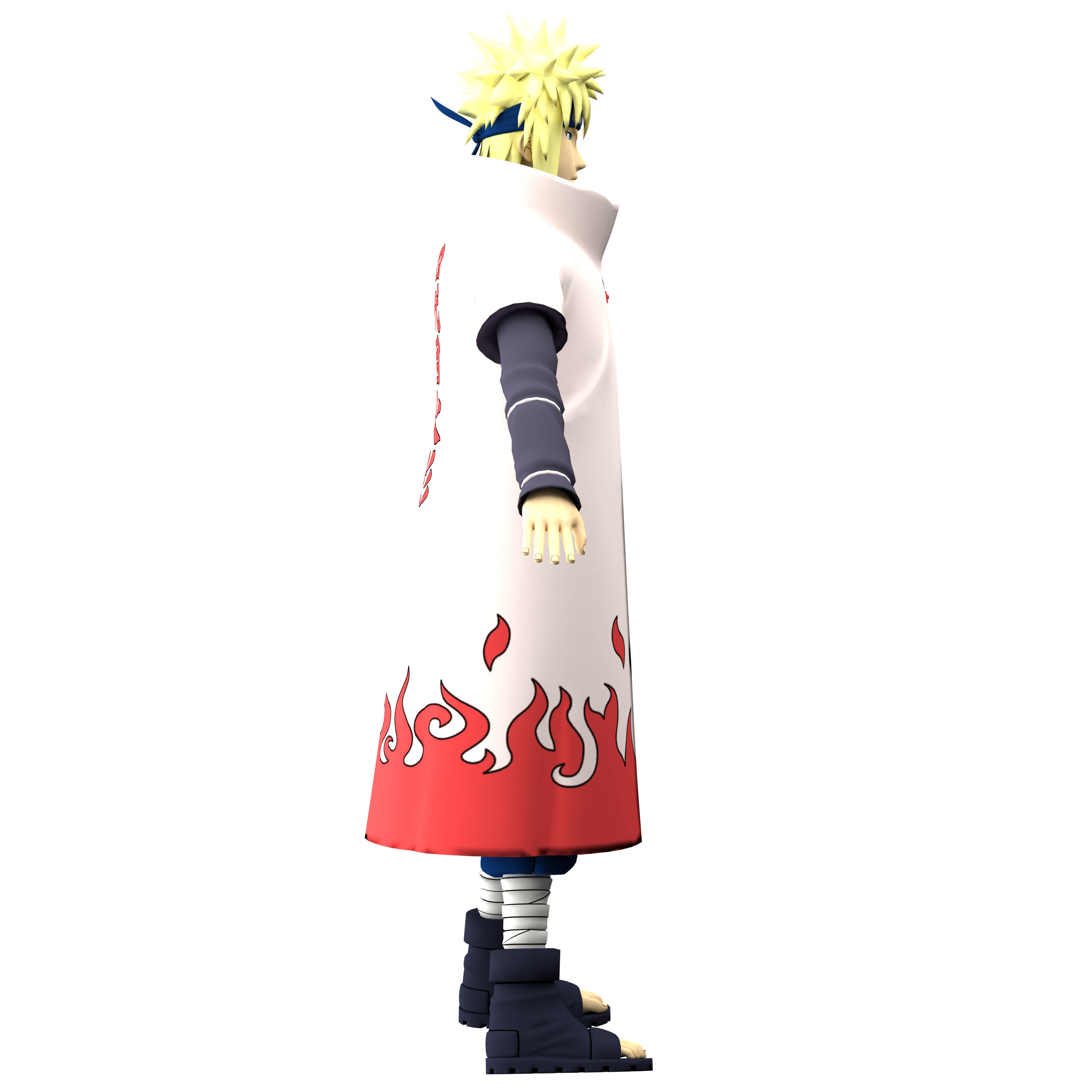 3D model Minato Namikaze VR / AR / low-poly | CGTrader