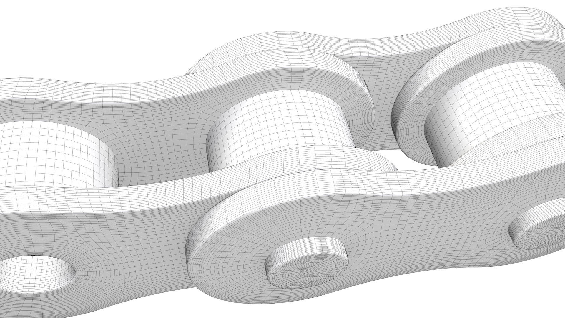 bicycle chain free 3D model | CGTrader