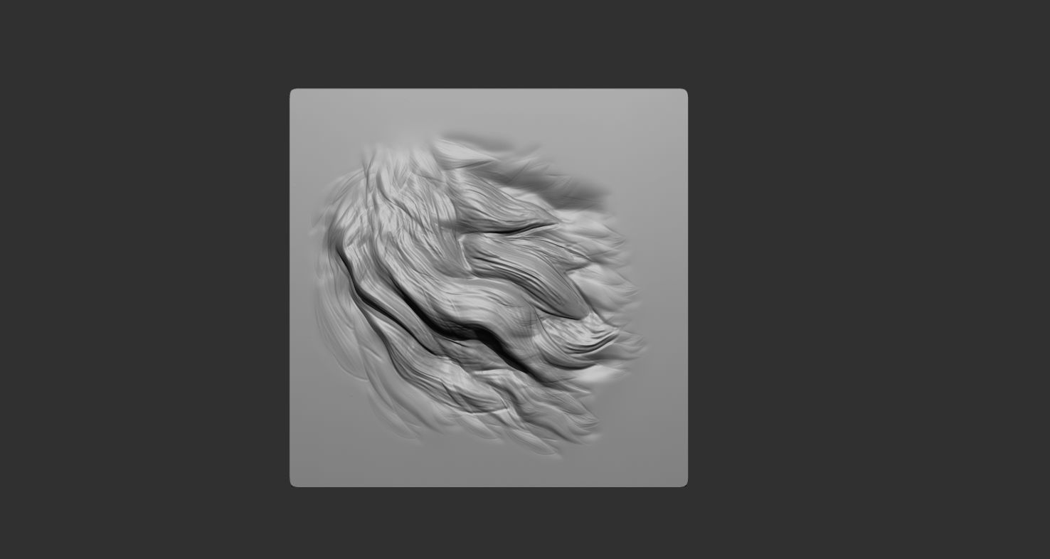 8 Animal or creature hair and fur VDM brush set for Zbrush free 3D ...