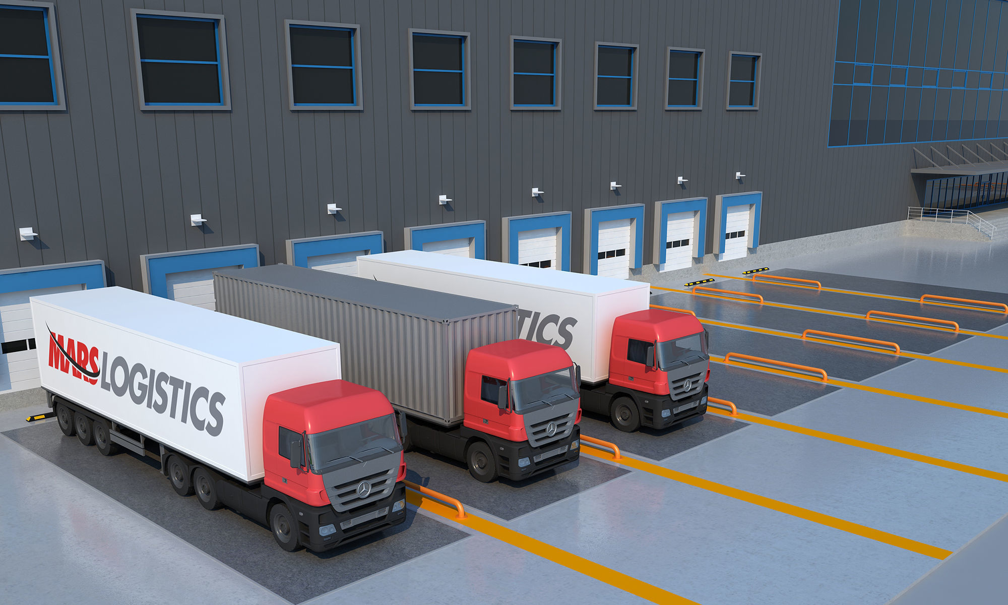 Logistics Center Collection 3D model | CGTrader
