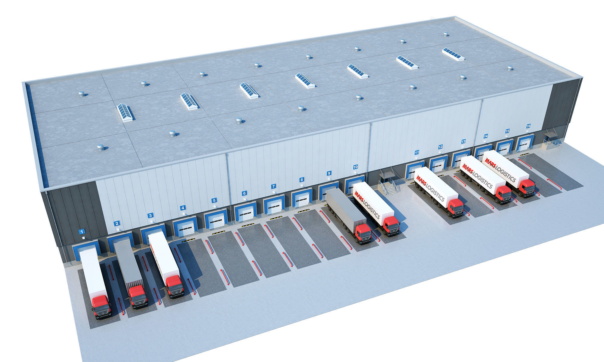 Logistics Center Collection 3D model | CGTrader