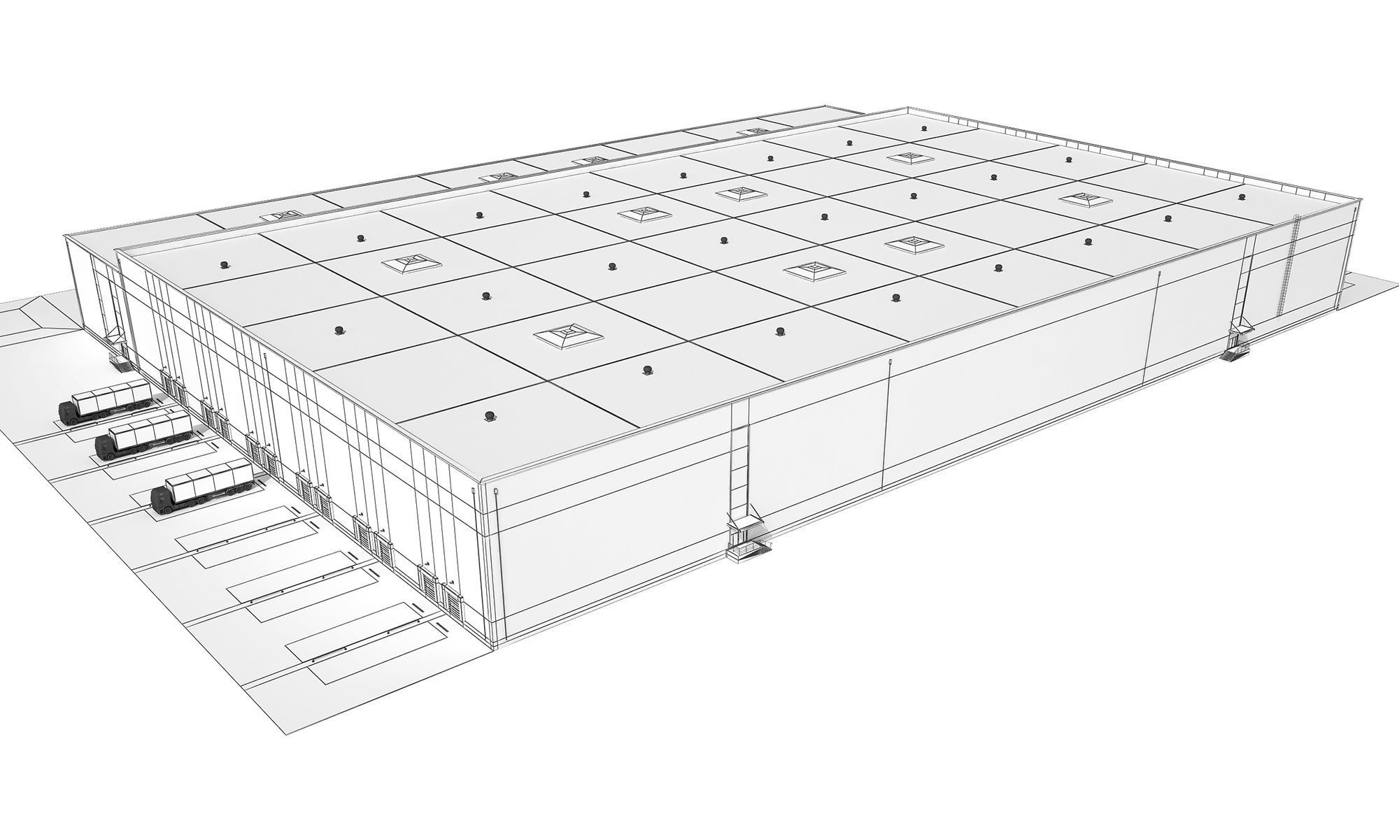 Logistics Center Collection 3D model | CGTrader