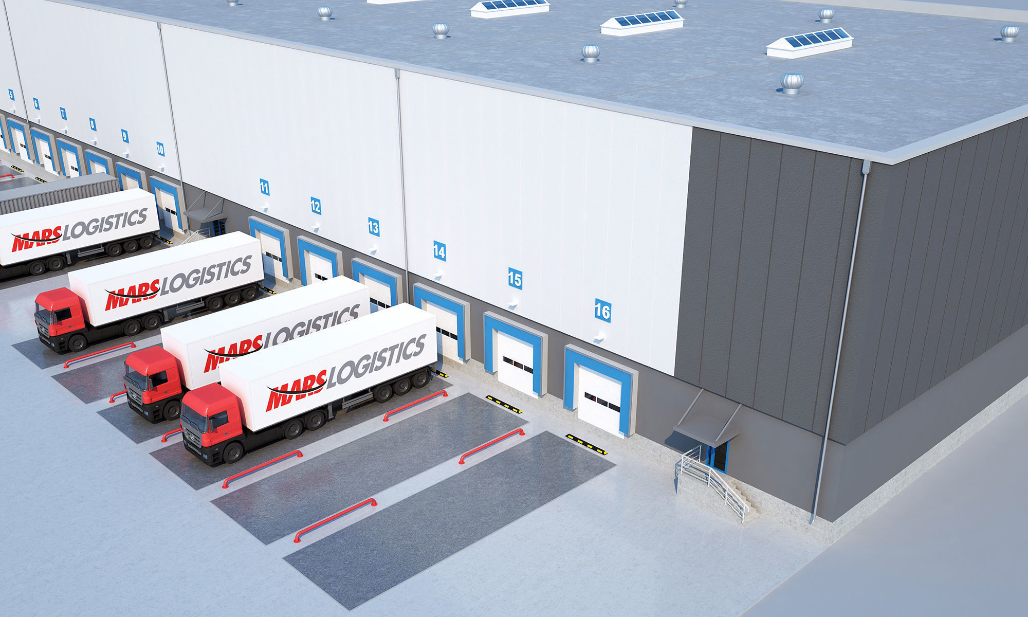 Logistics Center Collection 3D model | CGTrader