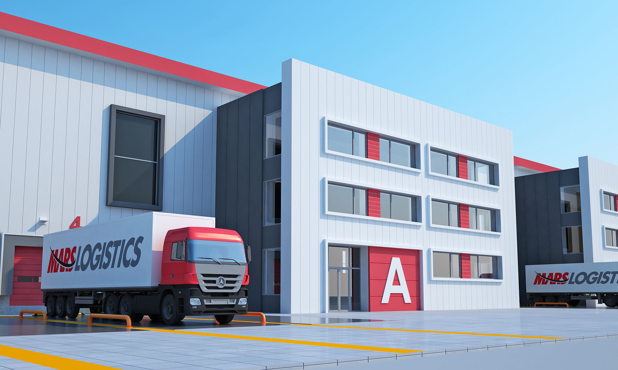 Logistics Center Collection 3D model | CGTrader