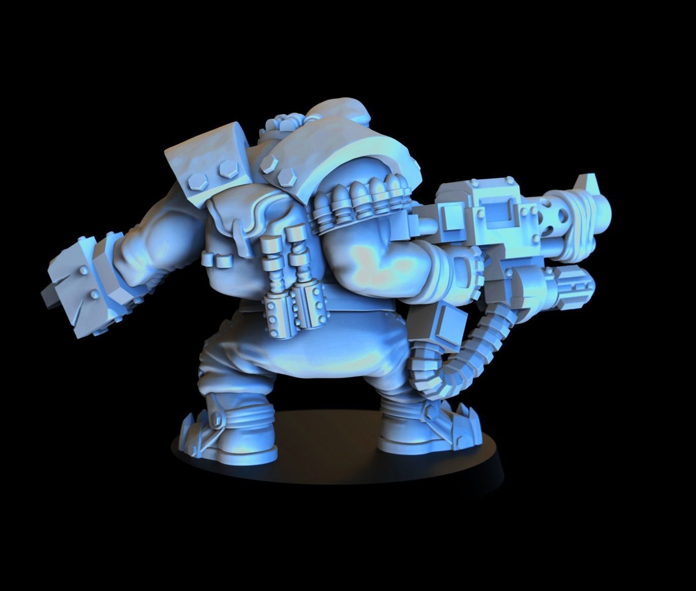 Orc Commando War Boss 3D model 3D printable | CGTrader