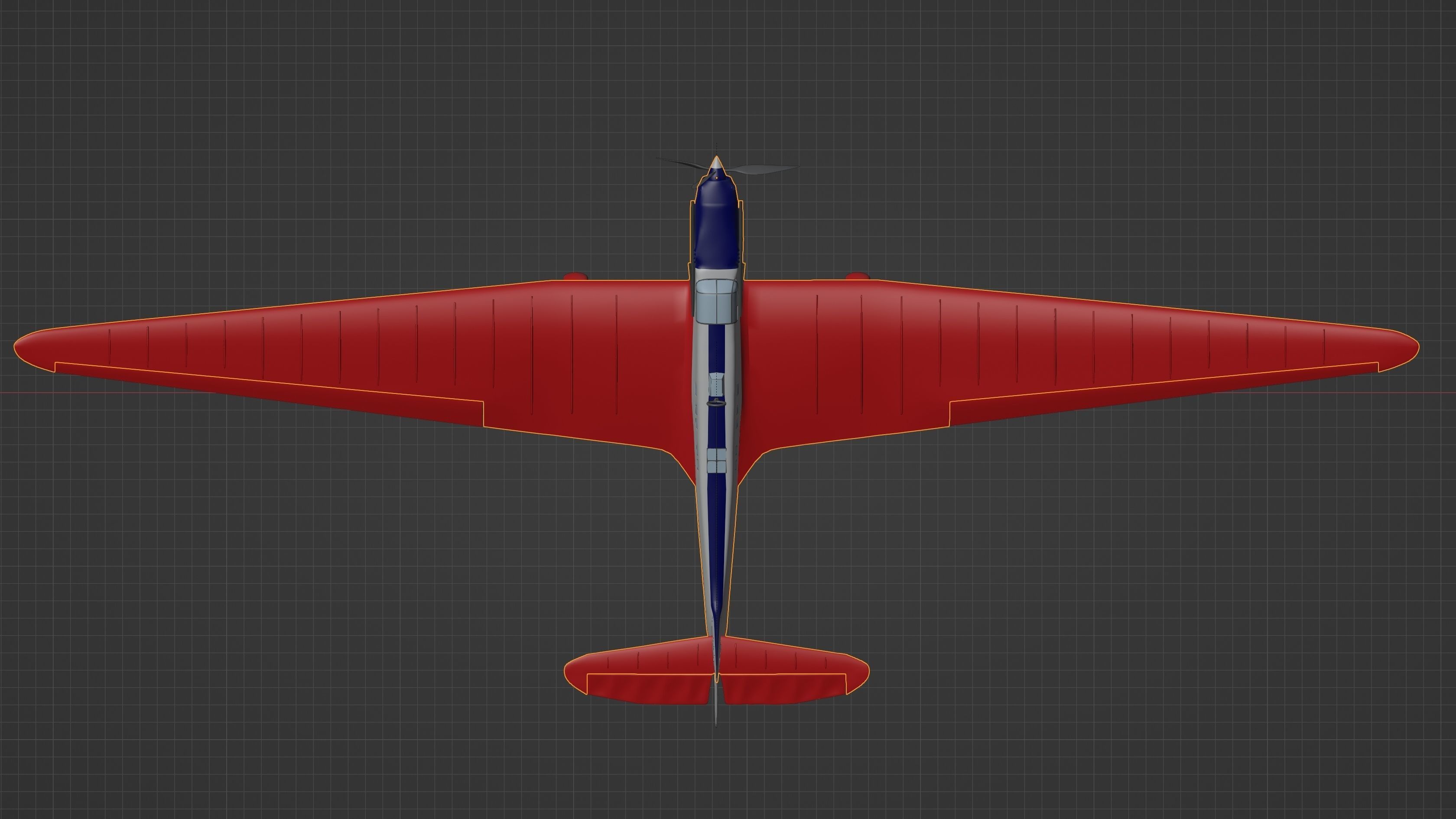 Tupolev ant-25 3D model rigged | CGTrader
