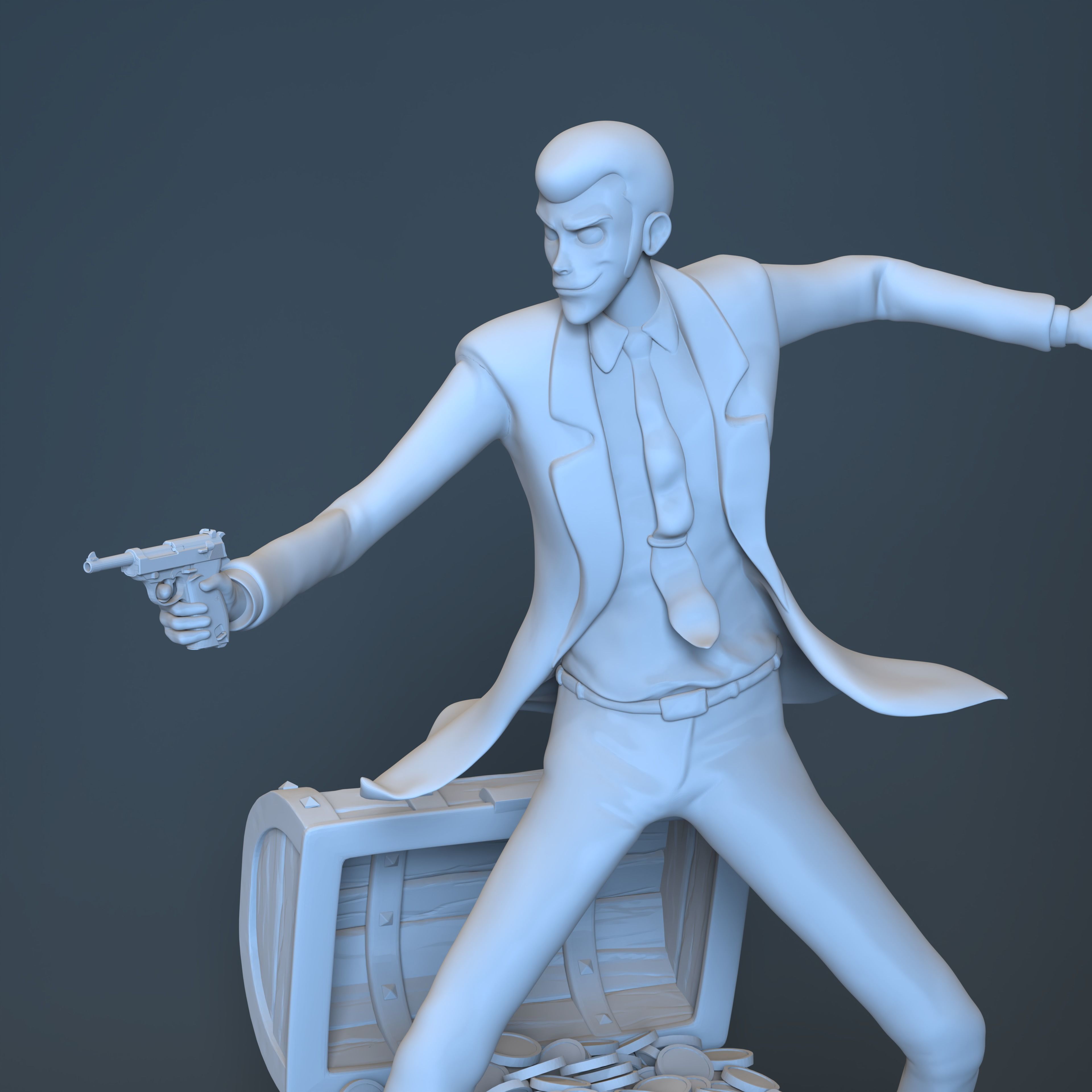 Lupin III 3D model 3D printable | CGTrader
