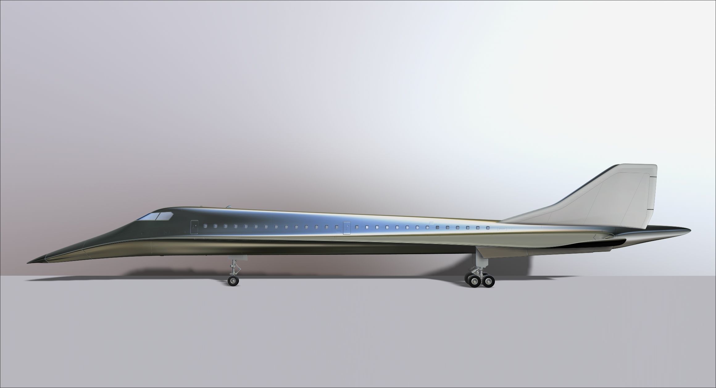 Concorde Prototype Aircraft Future File STL for 3D Printing 3D model 3D ...