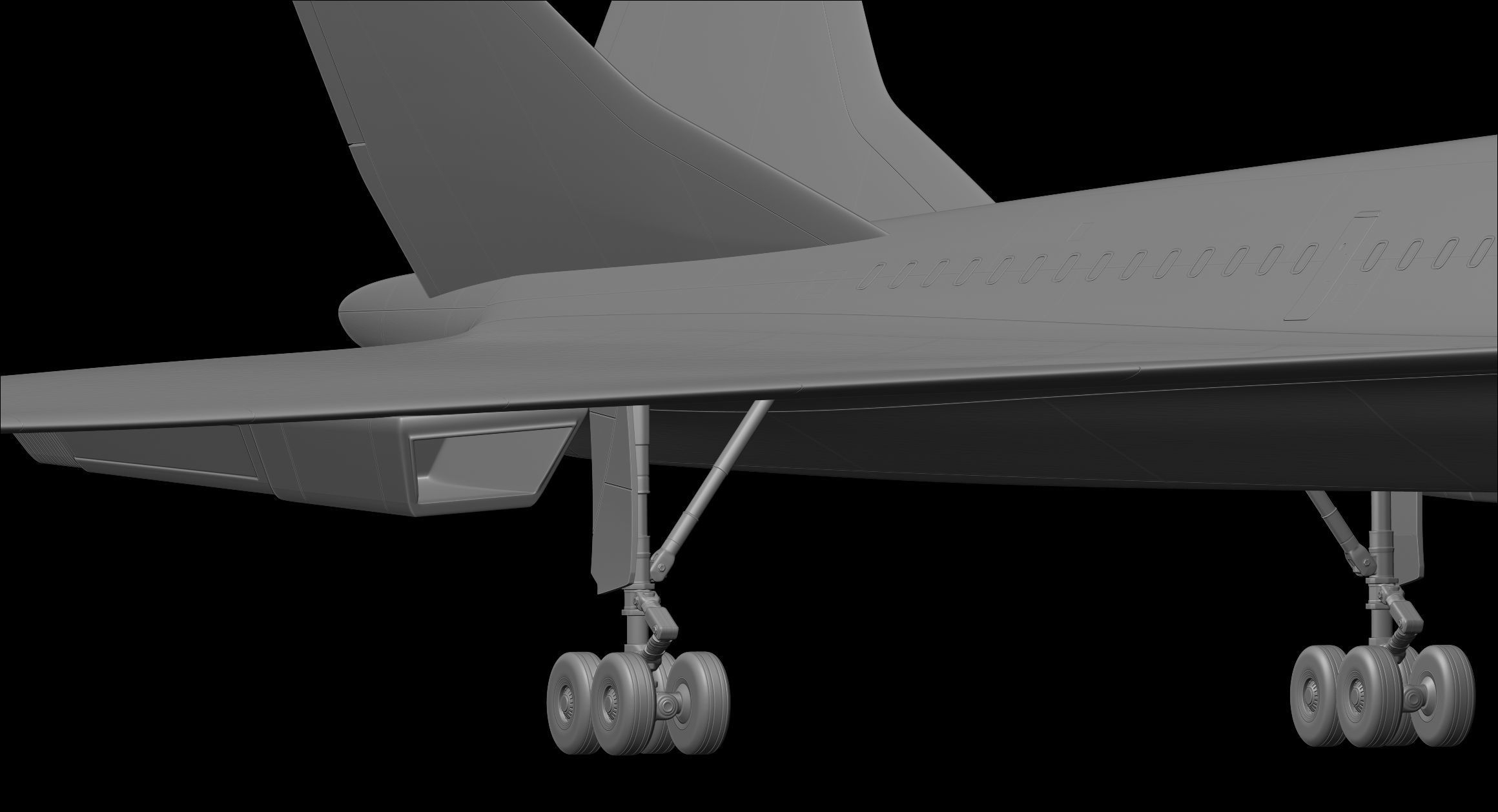 Concorde Prototype Aircraft Future File STL for 3D Printing 3D model 3D ...