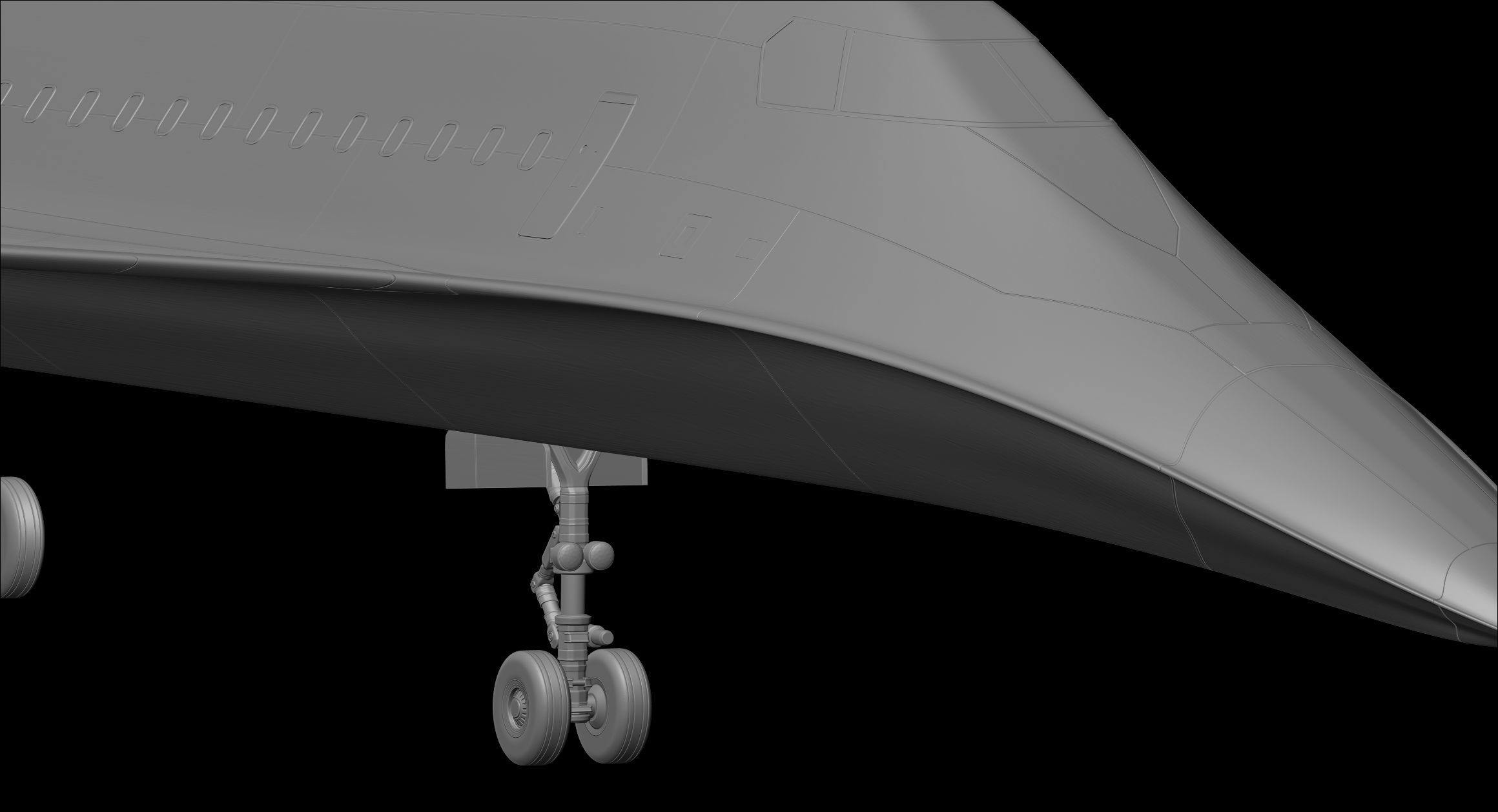 Concorde Prototype Aircraft Future File STL for 3D Printing 3D model 3D ...
