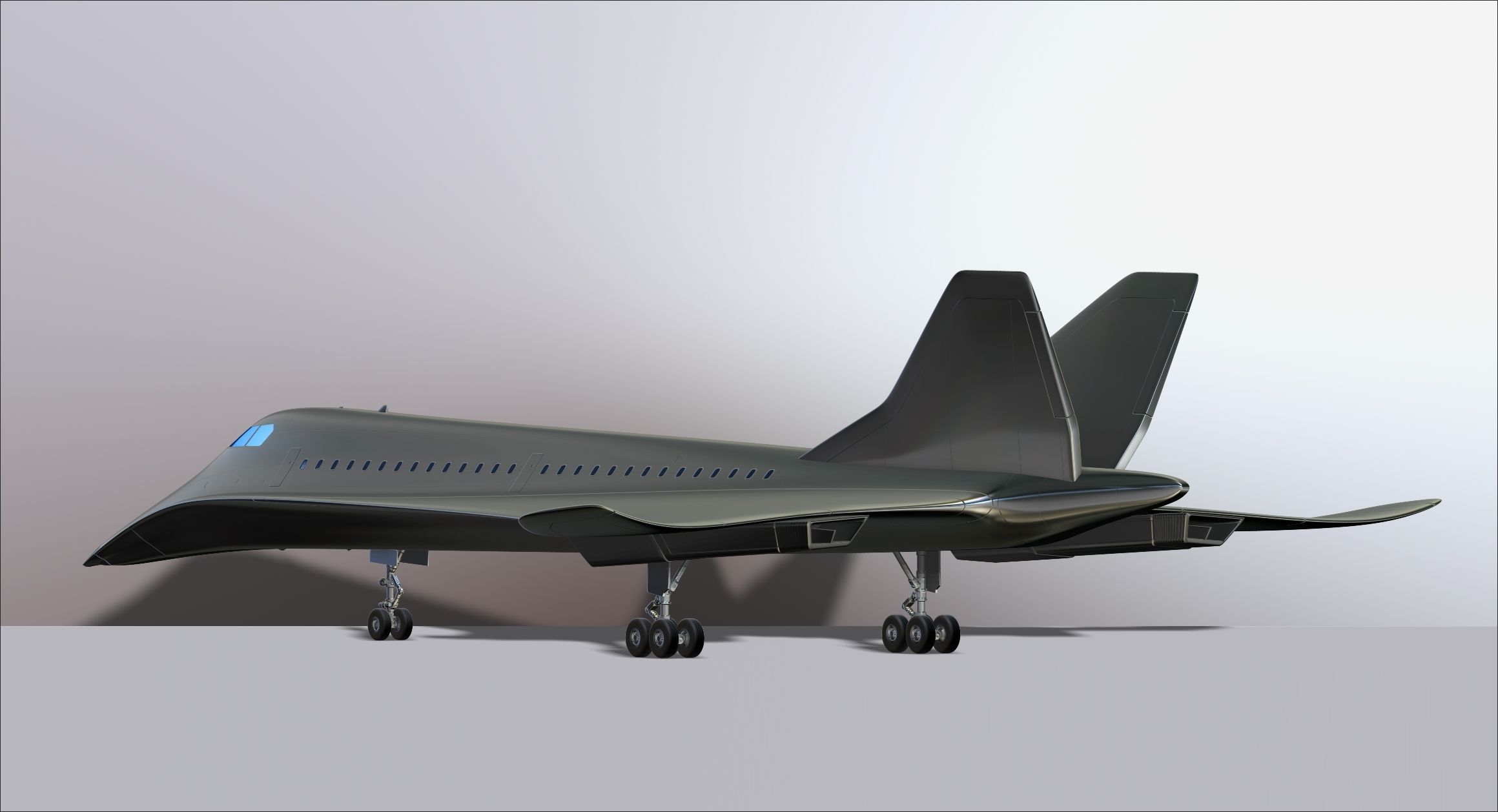 Concorde Prototype Aircraft Future File STL for 3D Printing 3D model 3D ...