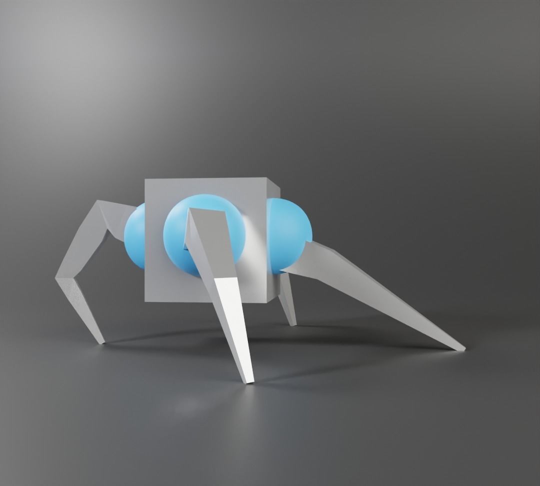 Tiny Low Poly four-legged Creature Character free VR / AR / low-poly 3D ...