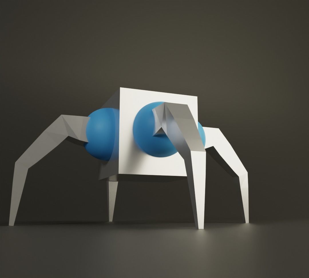 Tiny Low Poly four-legged Creature Character free VR / AR / low-poly 3D ...