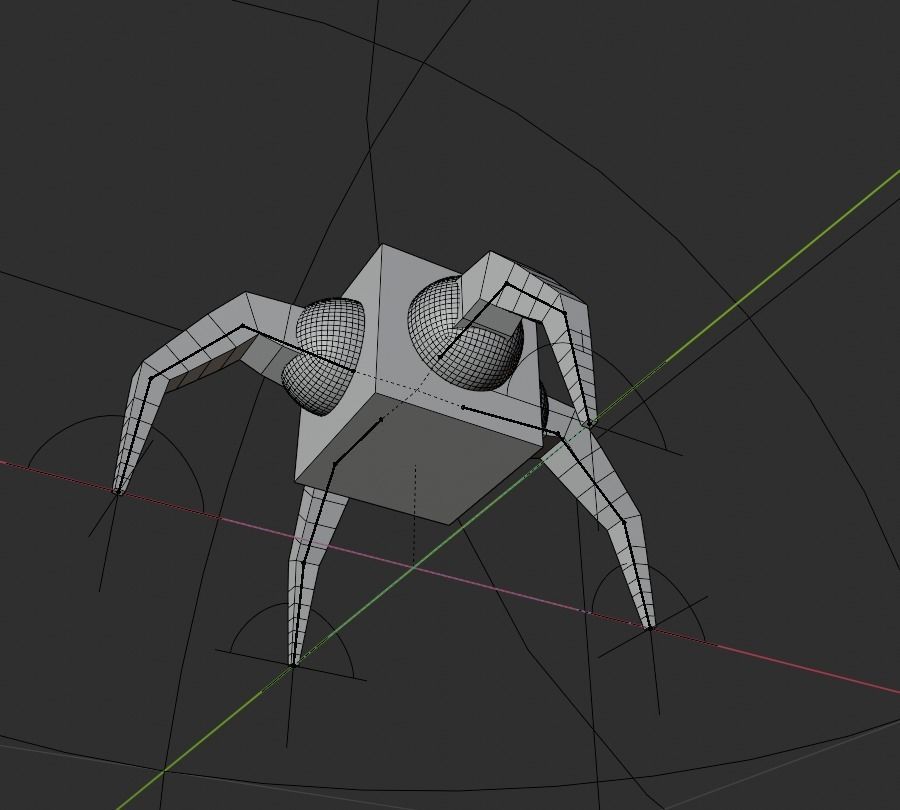 Tiny Low Poly four-legged Creature Character free VR / AR / low-poly 3D ...